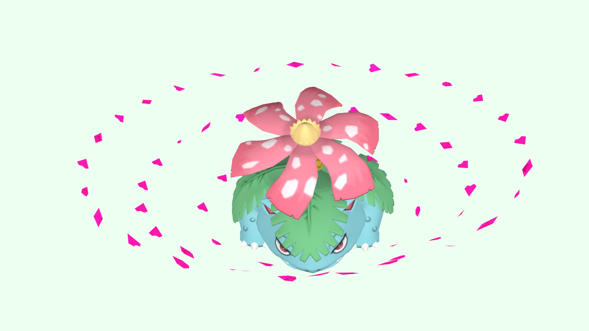 POKEMON VENUSAUR Rigged And Animated Model Game Already With 14 Great ...