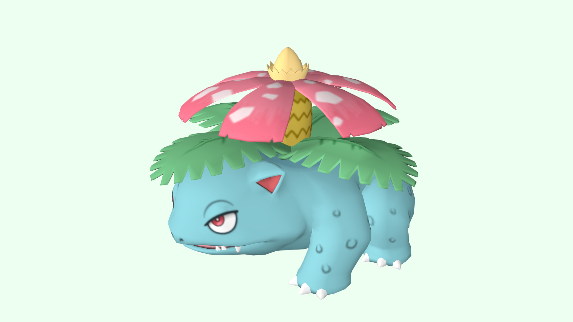 POKEMON VENUSAUR Rigged And Animated Model Game Already With 14 Great ...