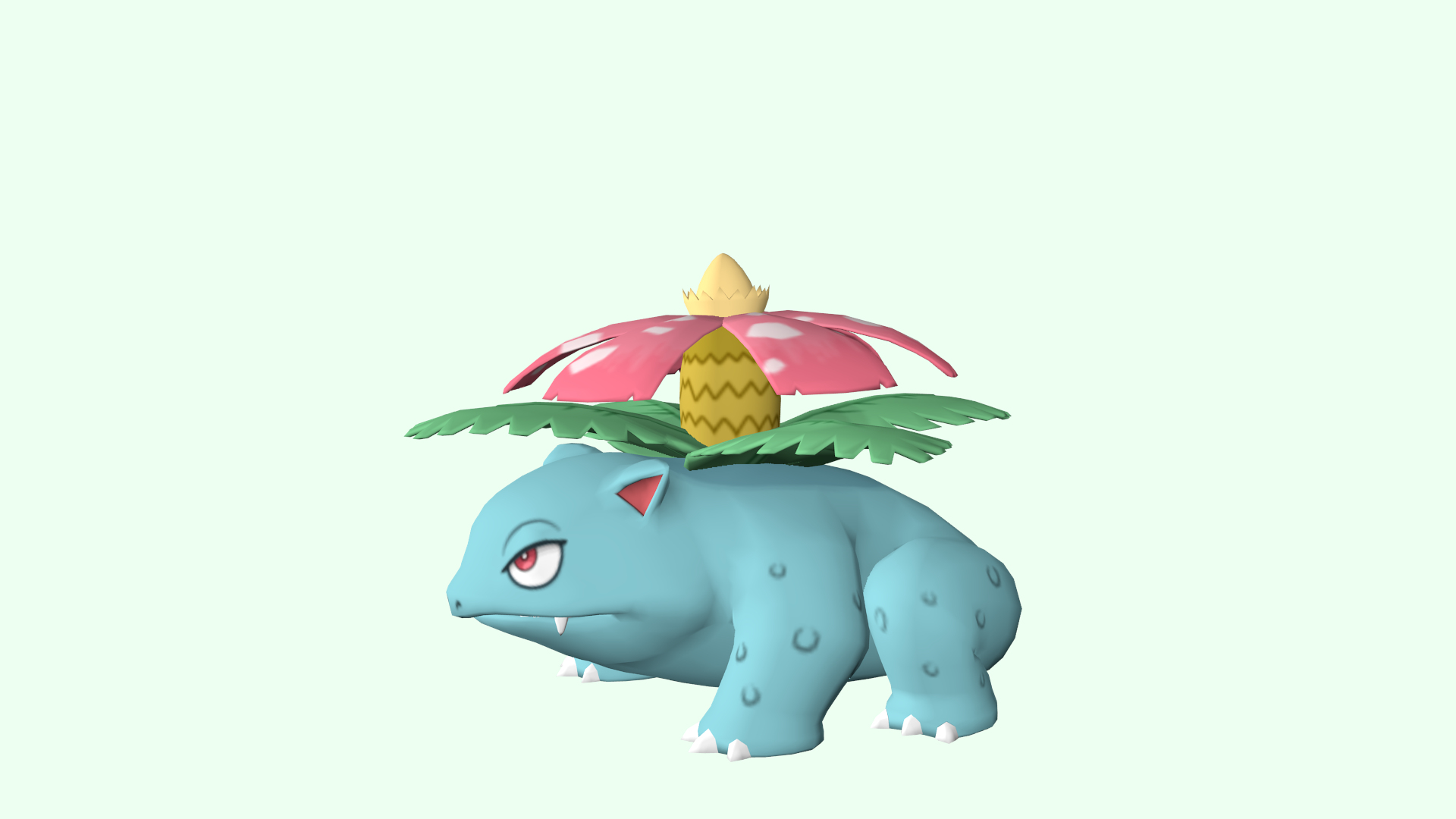 POKEMON VENUSAUR Rigged And Animated Model Game Already With 14 Great ...