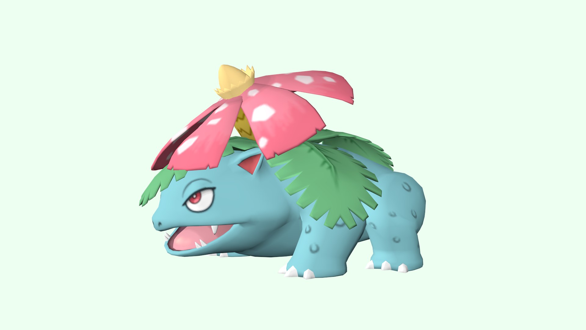 POKEMON VENUSAUR rigged and animated model game already with 14 great ...