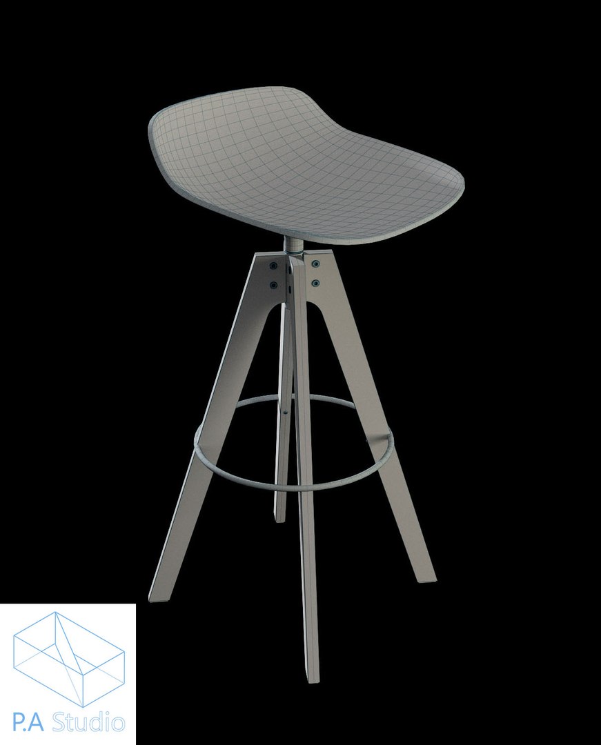 Flow Stool Design 3d Model