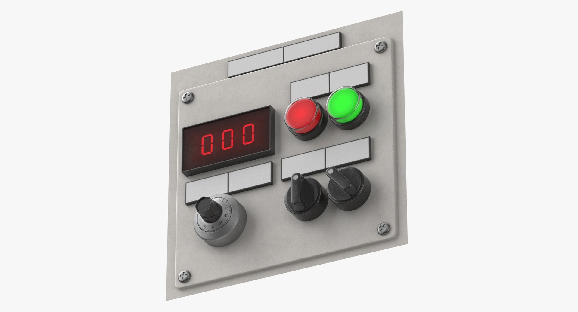 Control Station Buttons 03 Clean 3D Model - TurboSquid 1883266