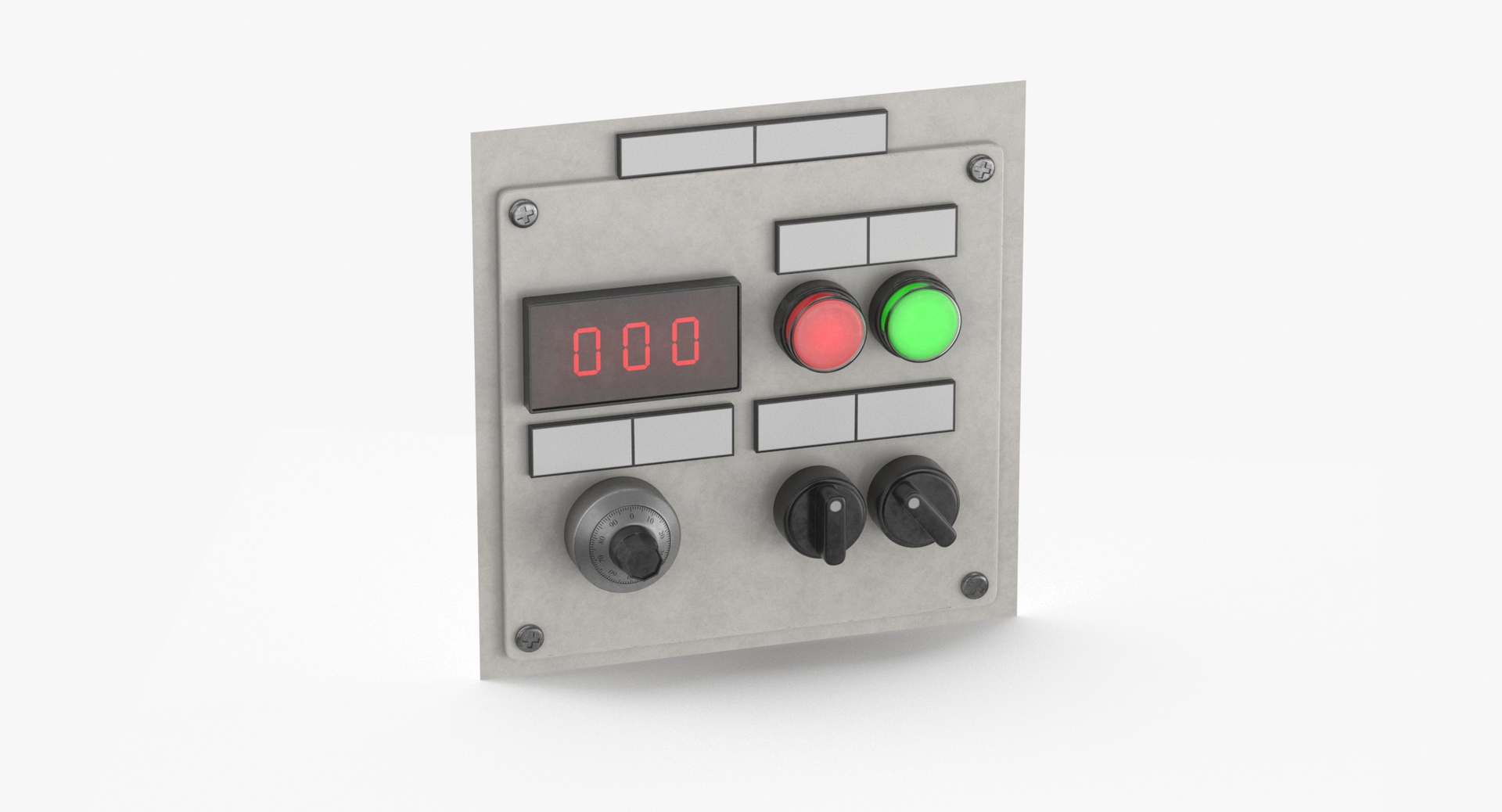 Control Station Buttons 03 Clean 3D Model - TurboSquid 1883266
