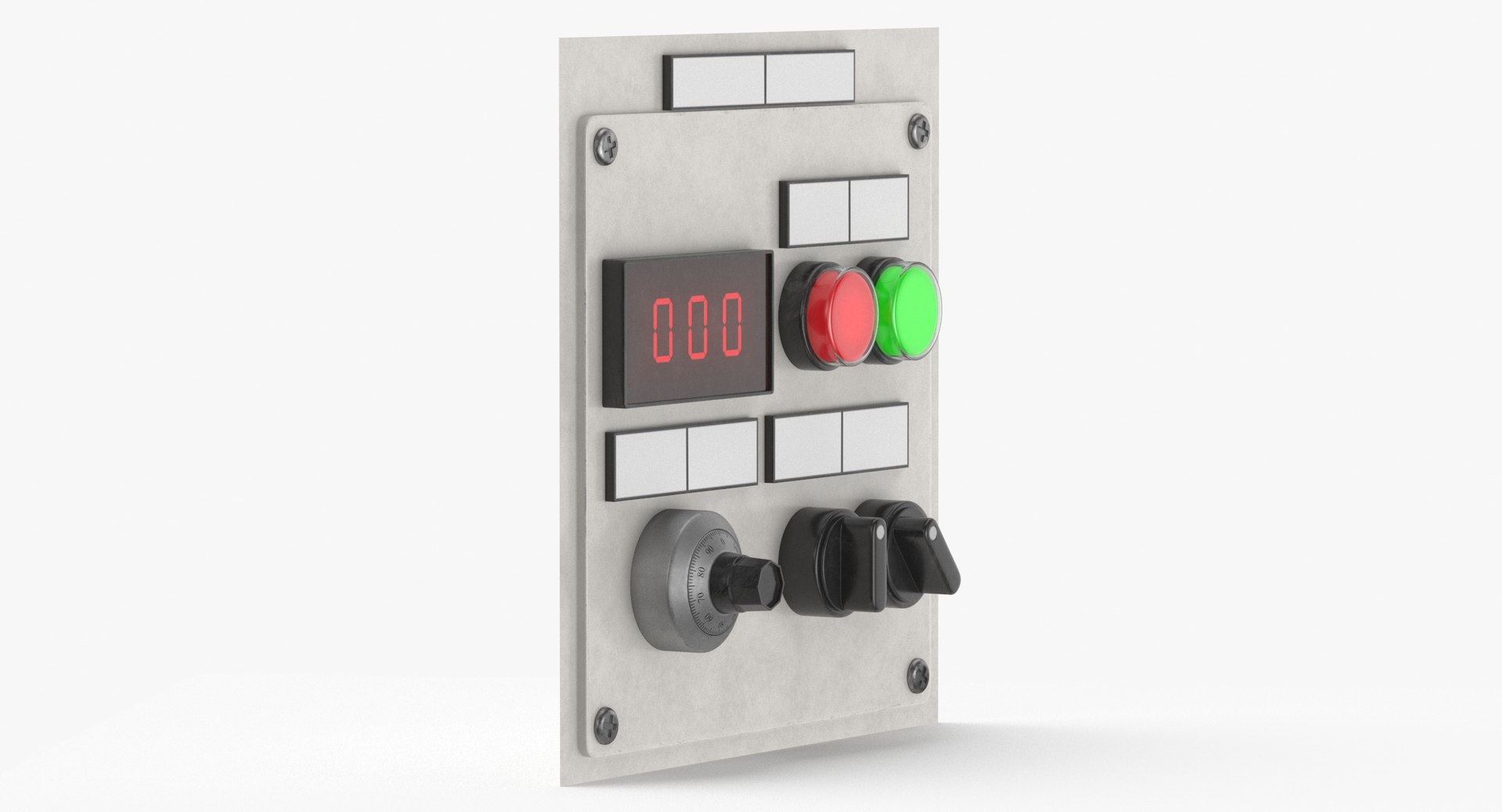 Control Station Buttons 03 Clean 3D Model - TurboSquid 1883266