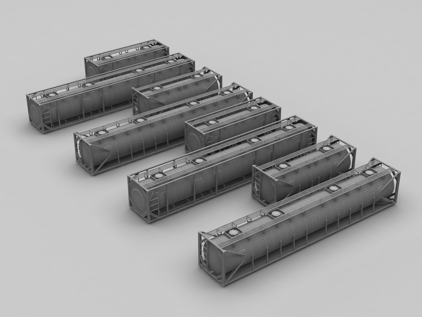 Tank Containers 3D Model - TurboSquid 2188748