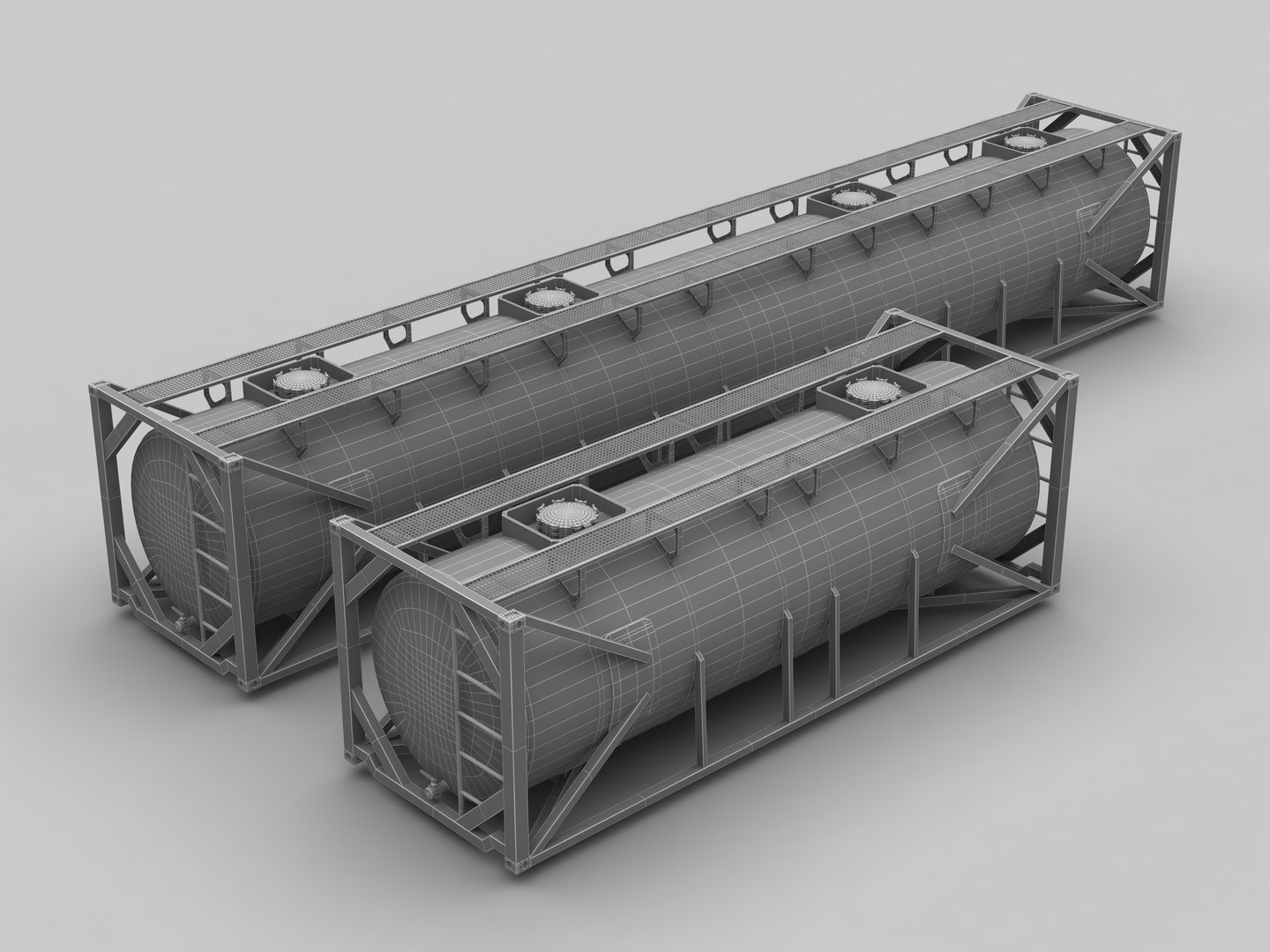 Tank Containers 3D Model - TurboSquid 2188748