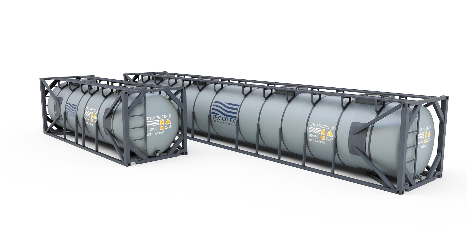 Tank Containers 3D Model - TurboSquid 2188748