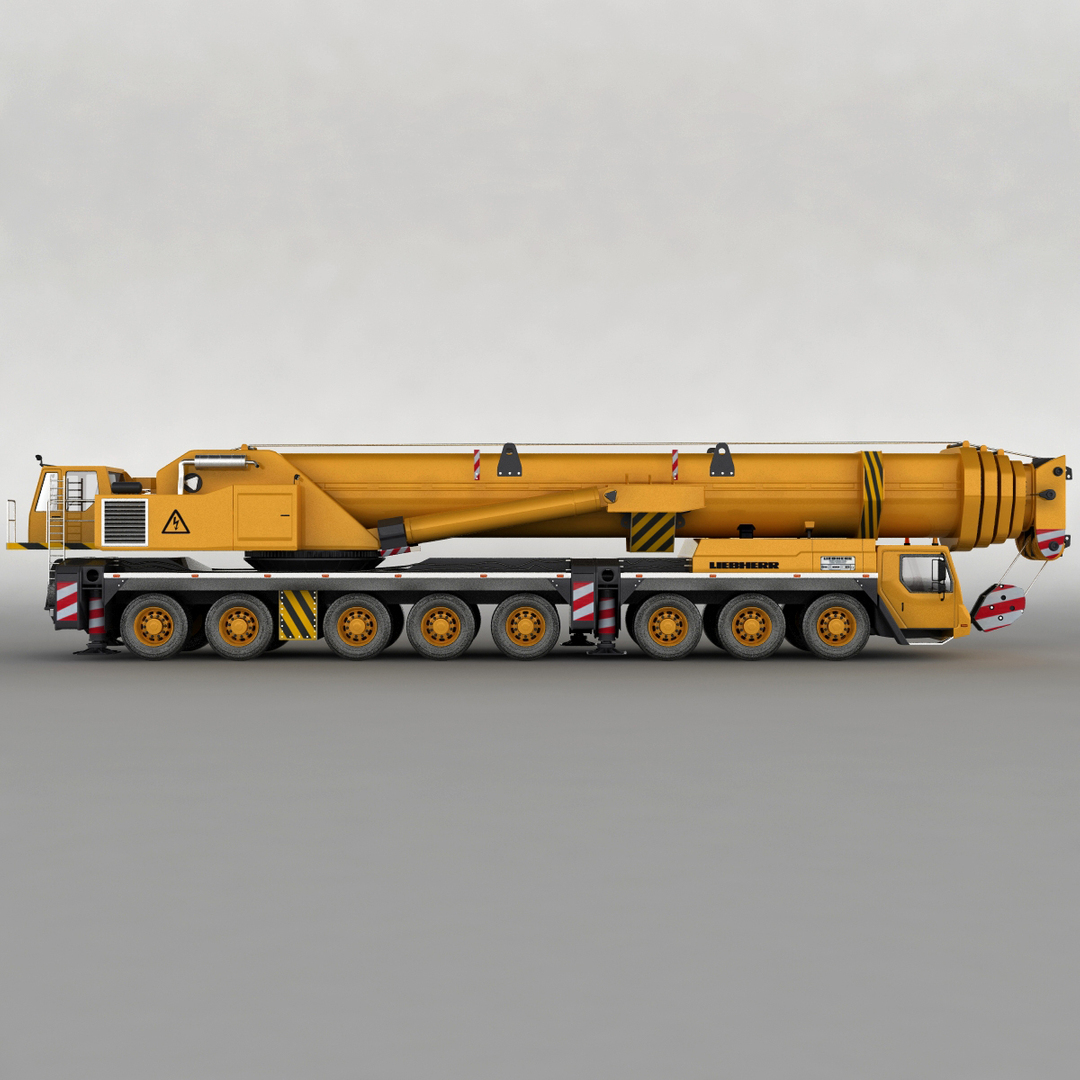 Liebherr LTM 1500 모바일 크레인 3D 모델 - TurboSquid 533507