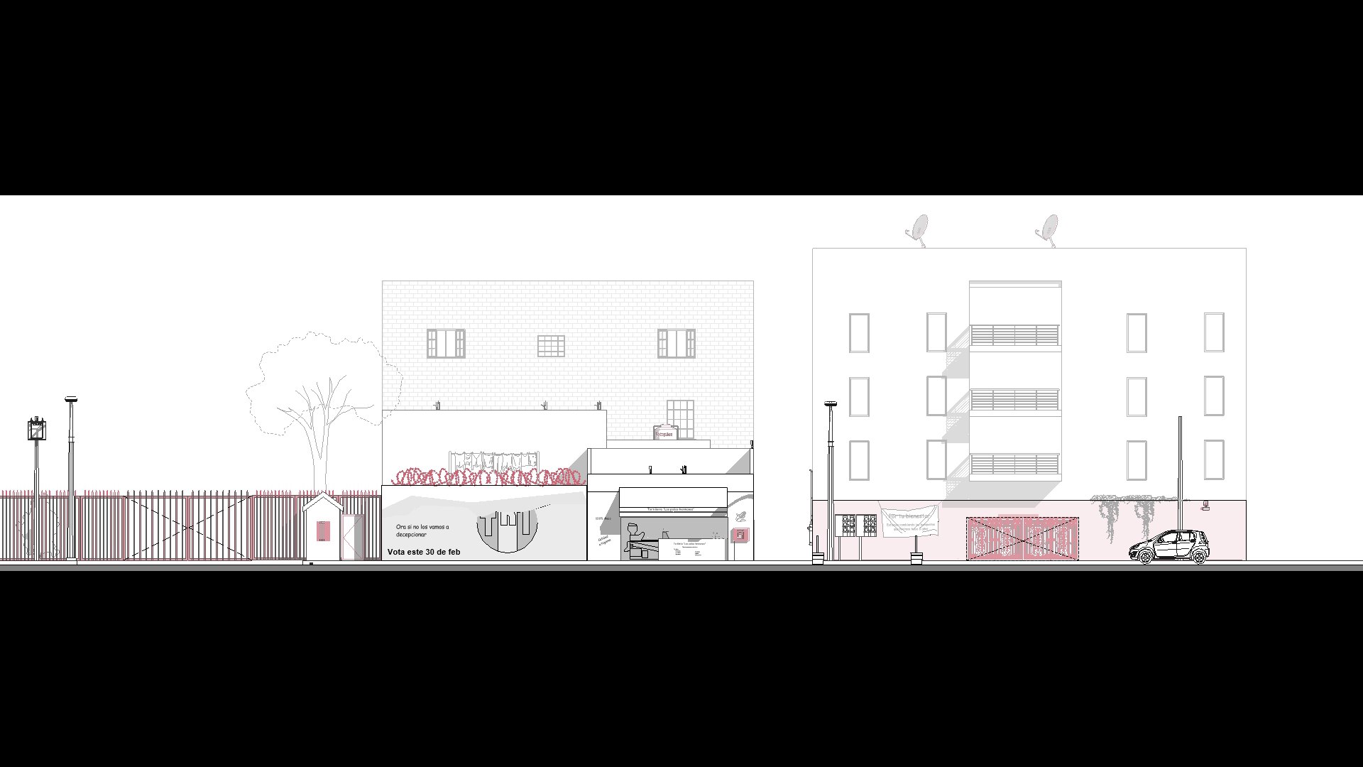 3D REVIT - calle mexicana latin street model - TurboSquid 2002309