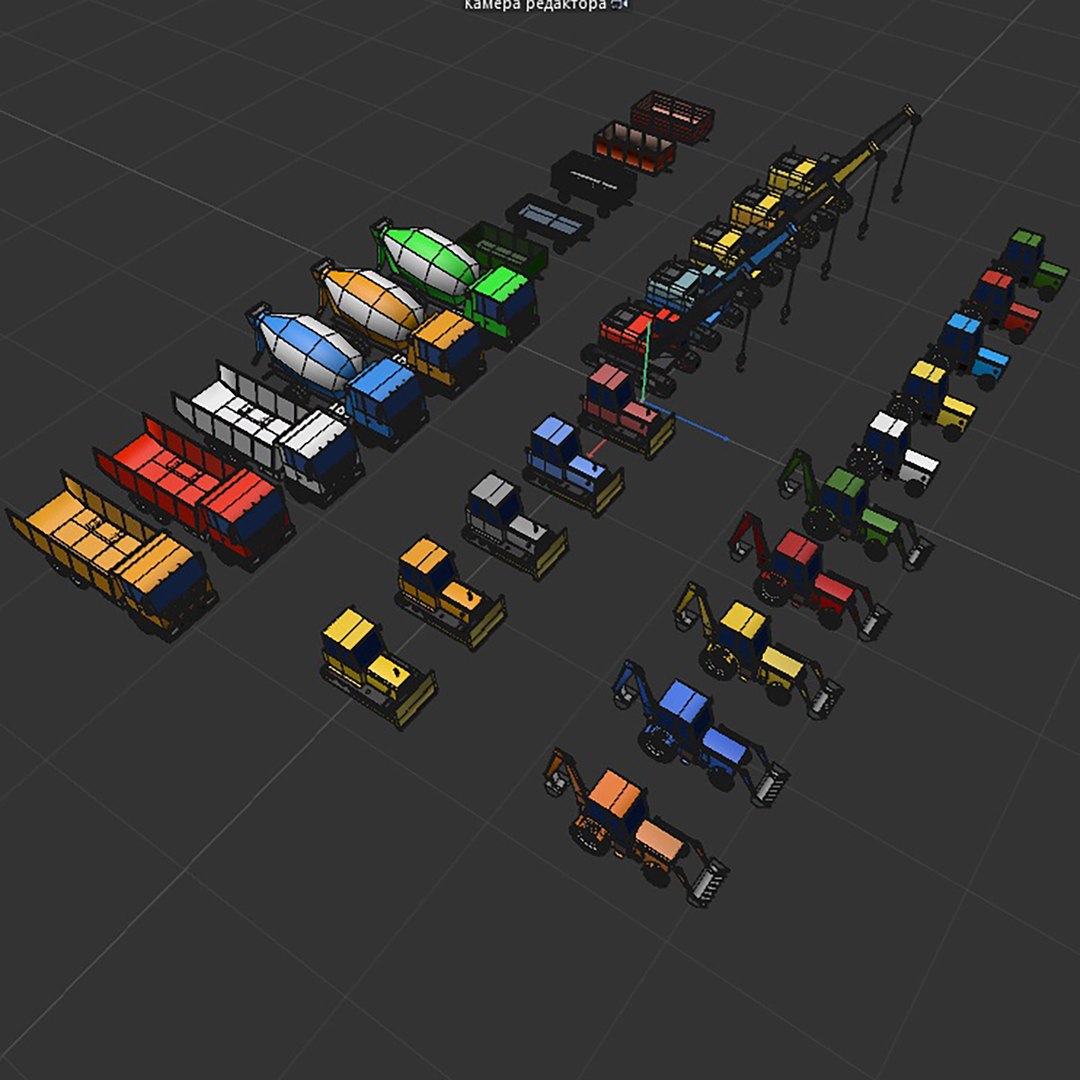 3D Model Heavy Equipment Package - TurboSquid 2166190