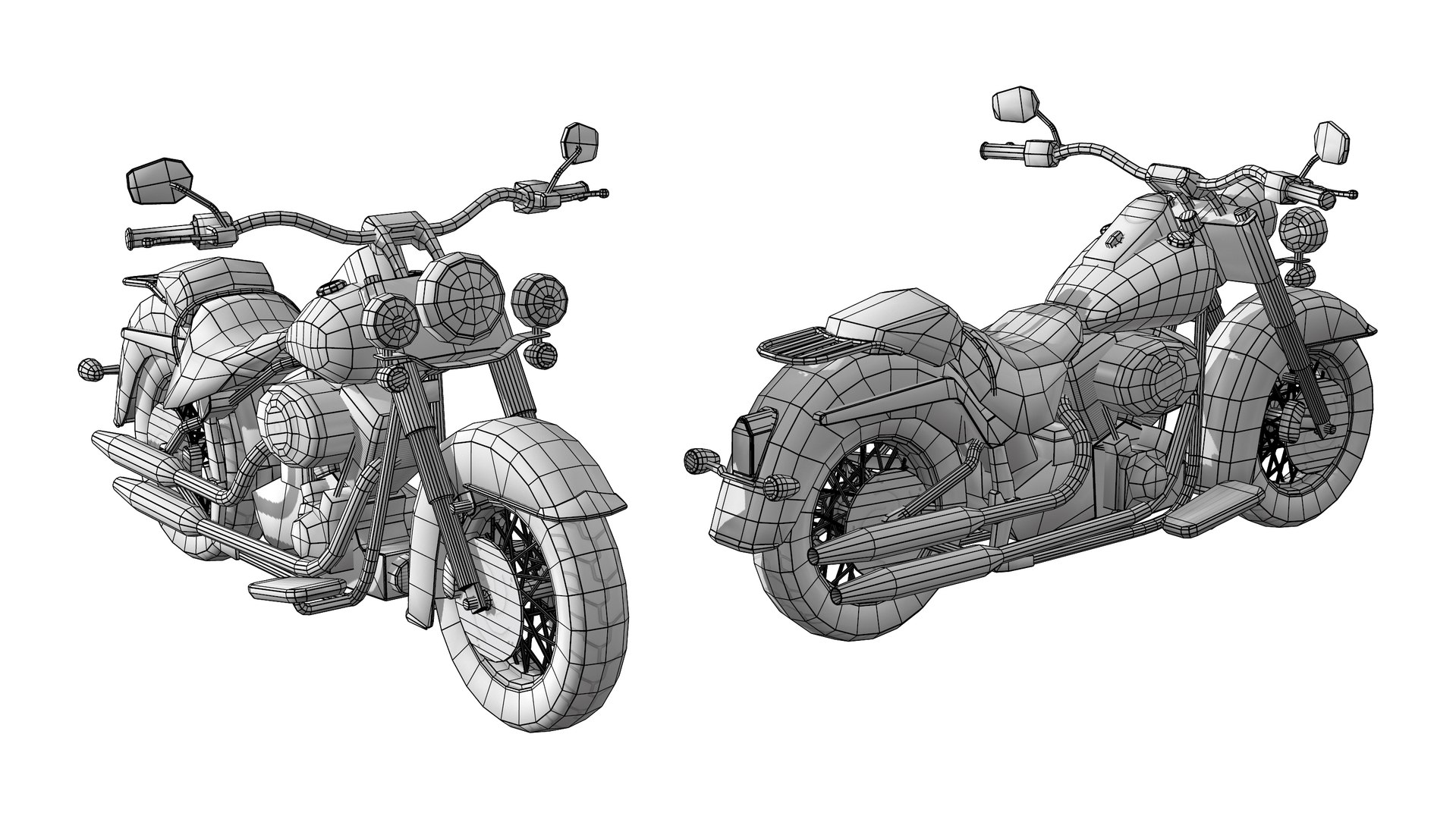 3D Motorcycle Motorbike Vehicle - TurboSquid 1700591