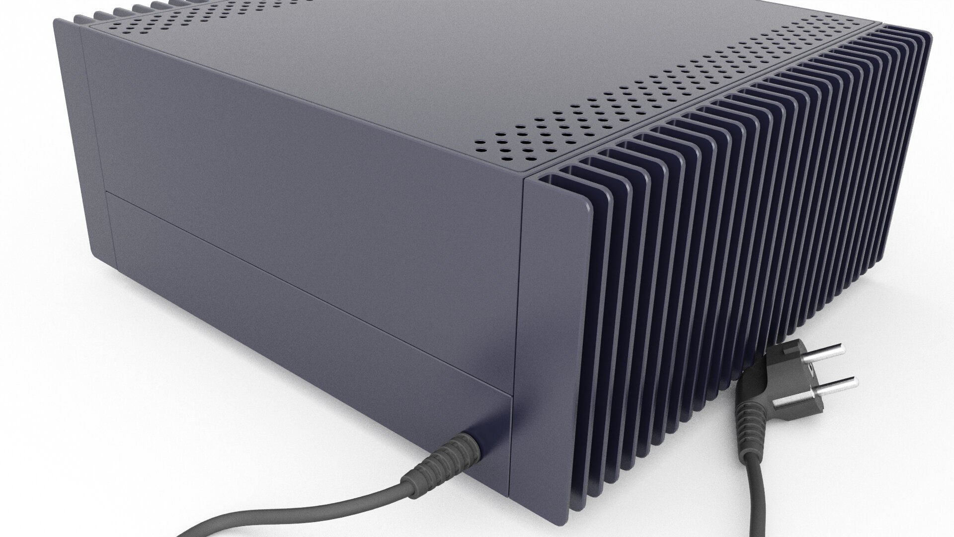 Amplifier radiator 3D model - TurboSquid 1585603