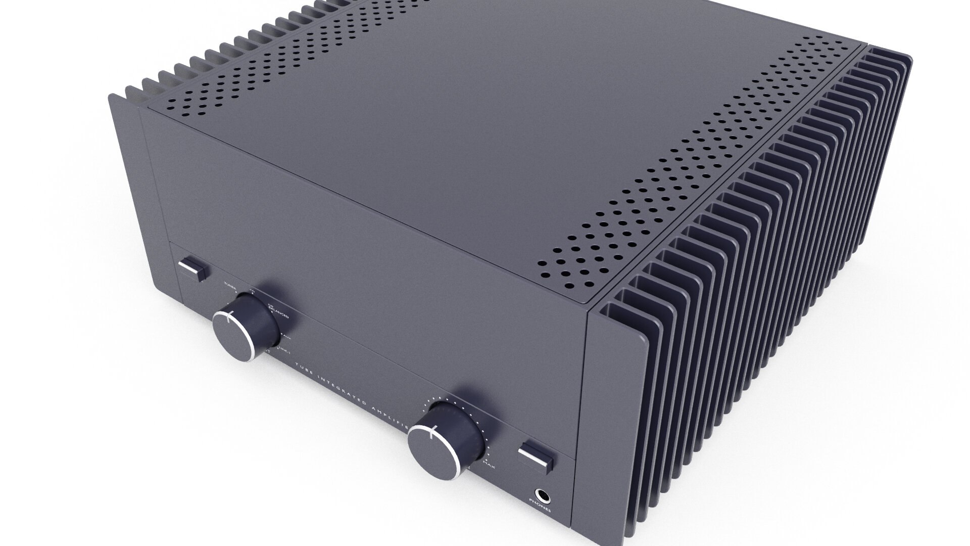 Amplifier radiator 3D model - TurboSquid 1585603