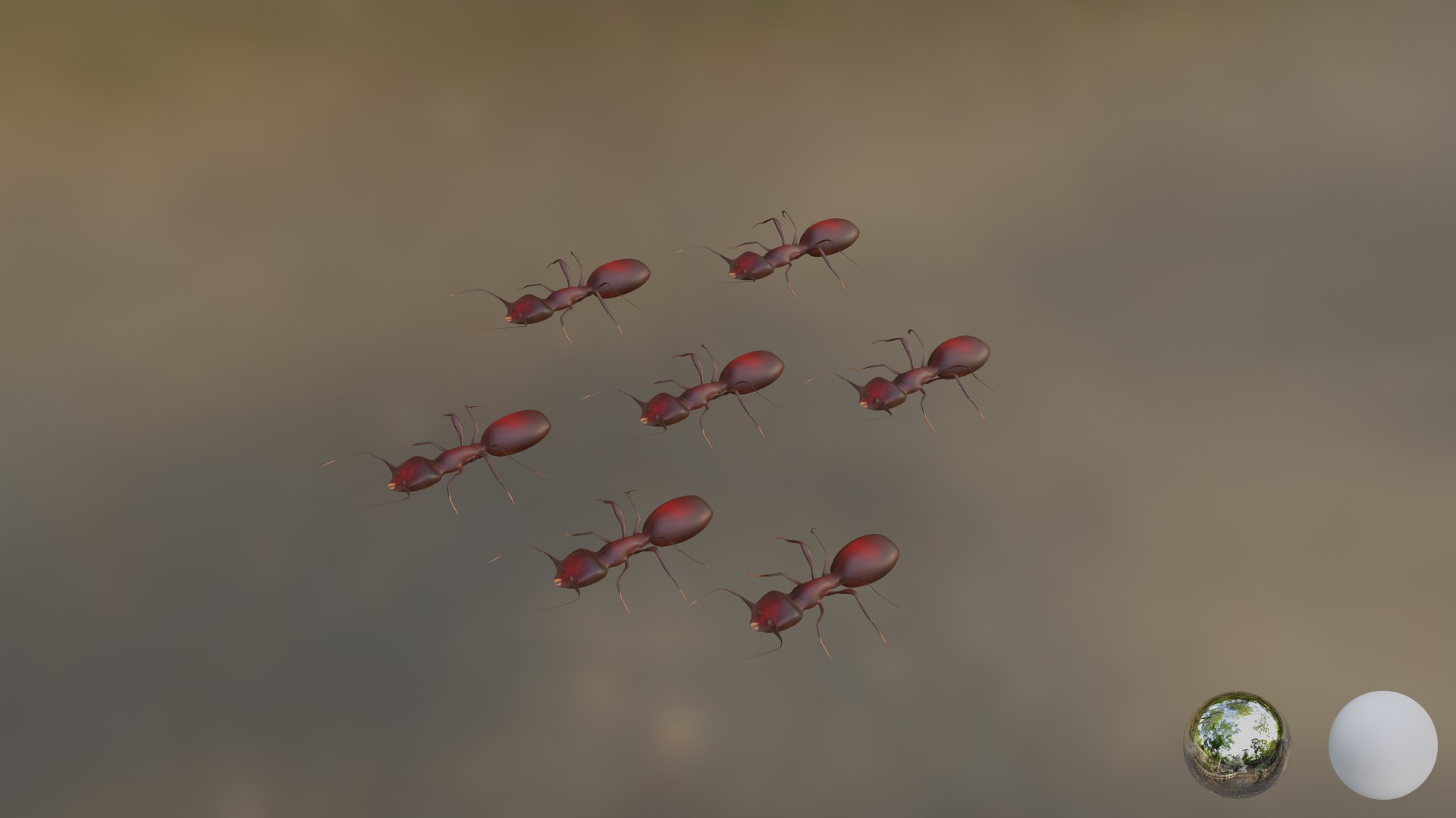 Low Poly Red Ant 3D Model - TurboSquid 2098938