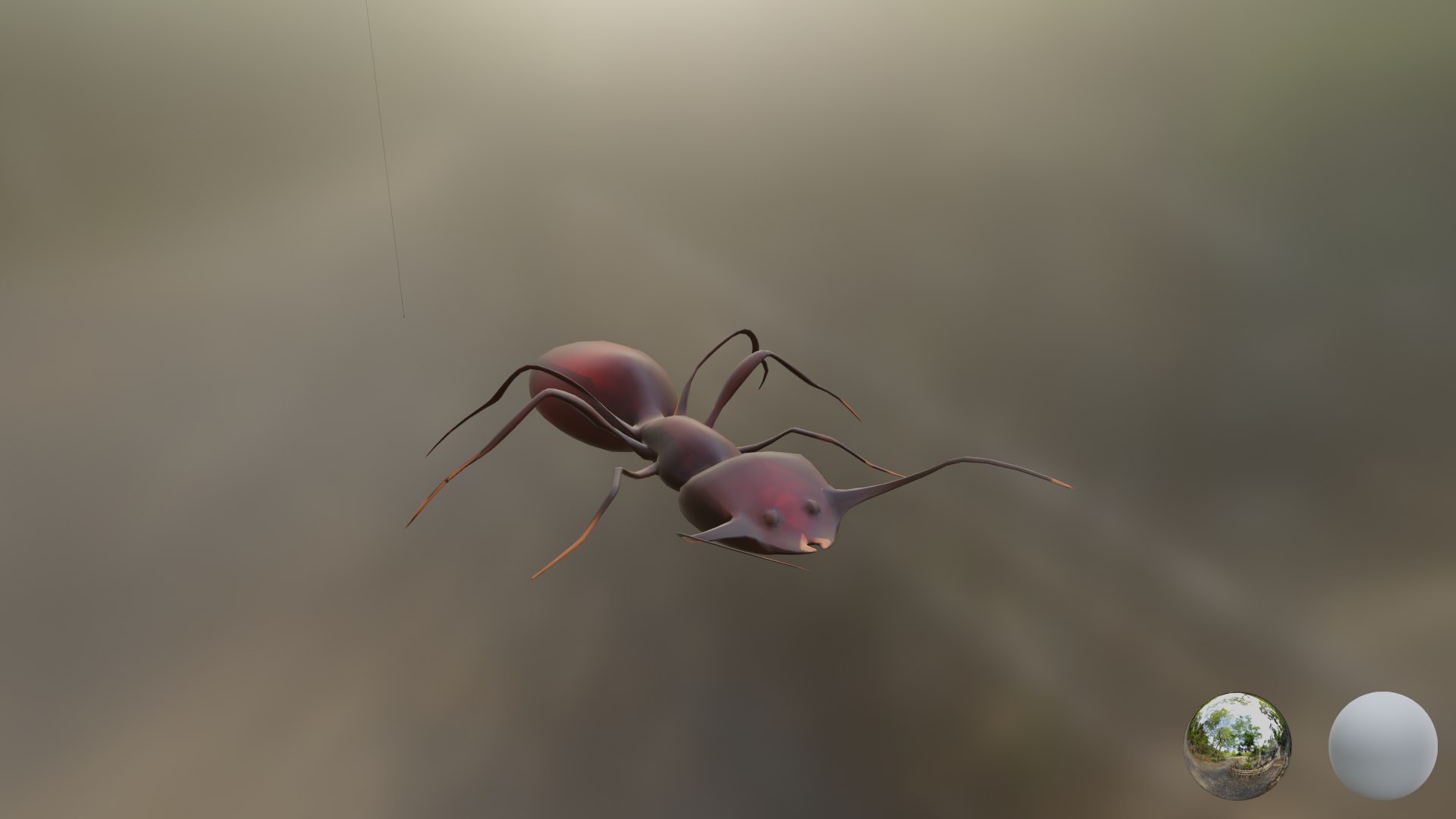 Low Poly Red Ant 3D Model - TurboSquid 2098938