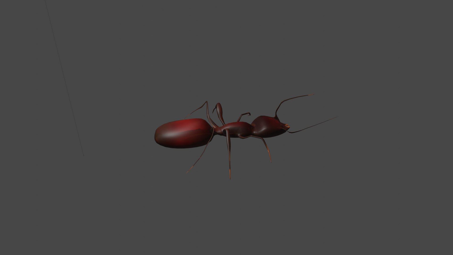 Low Poly Red Ant 3D Model - TurboSquid 2098938