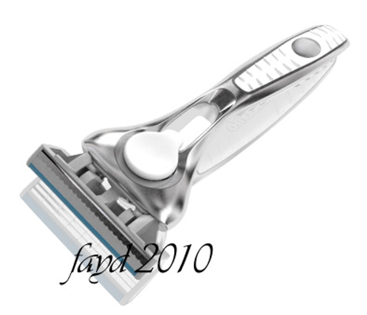 new schick quattro razor 3d model