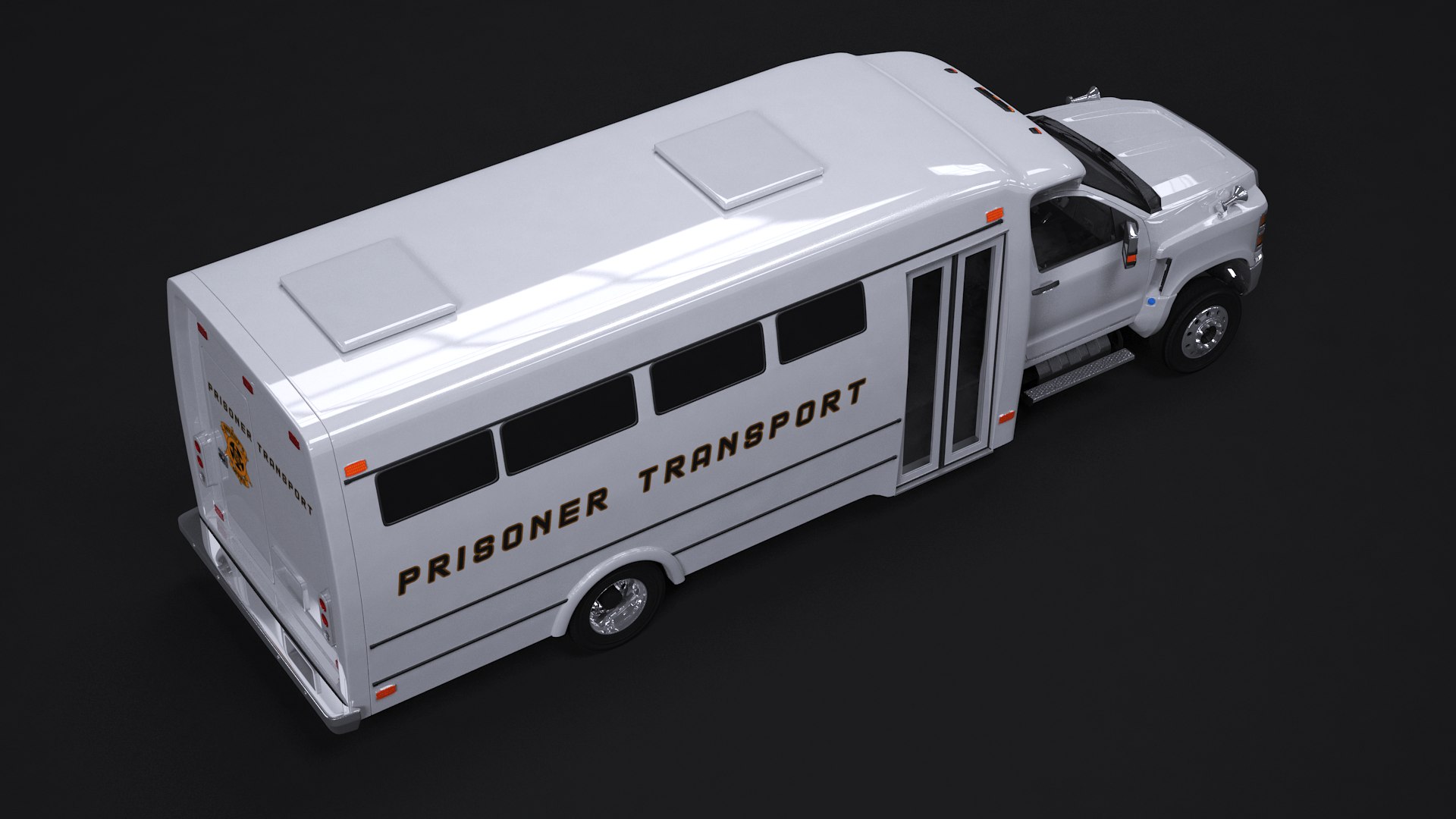 Prisoner Transport Bus 3D Model - TurboSquid 1541988