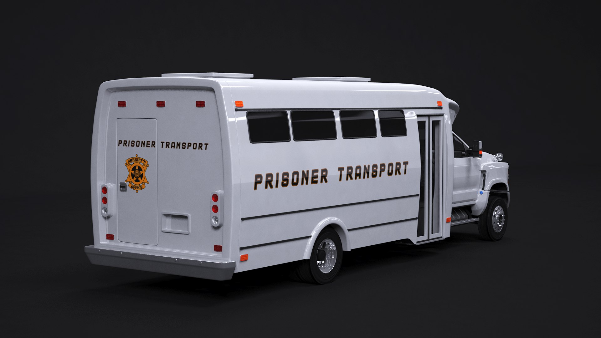 Prisoner Transport Bus 3D Model - TurboSquid 1541988