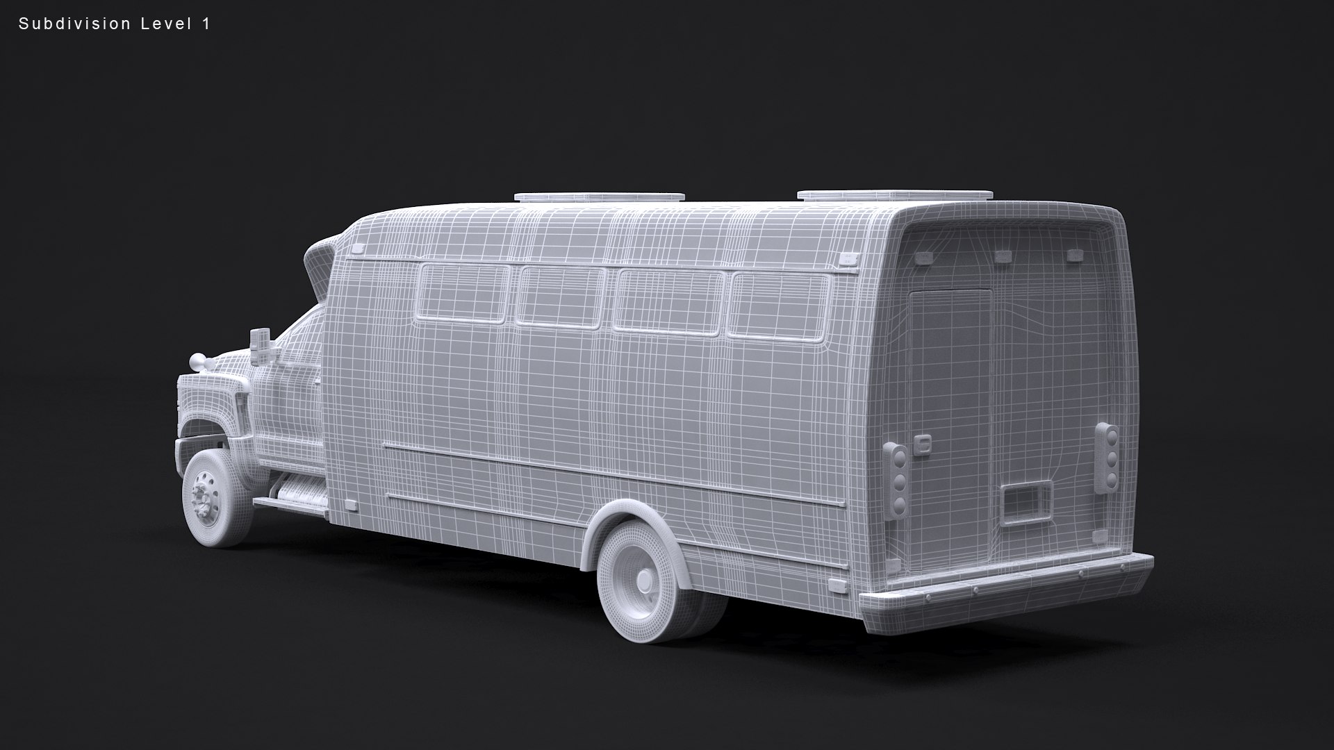 Prisoner Transport Bus 3D Model - TurboSquid 1541988