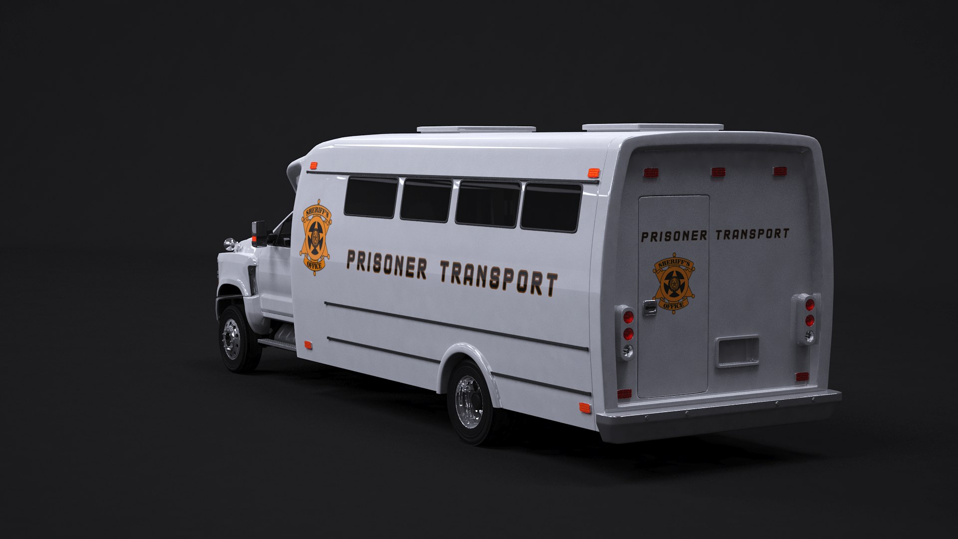 Prisoner Transport Bus 3D Model - TurboSquid 1541988