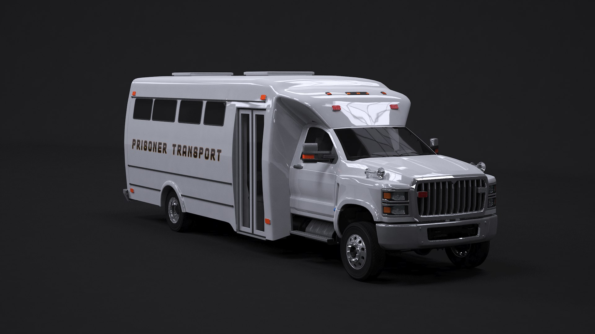 Prisoner Transport Bus 3D Model - TurboSquid 1541988