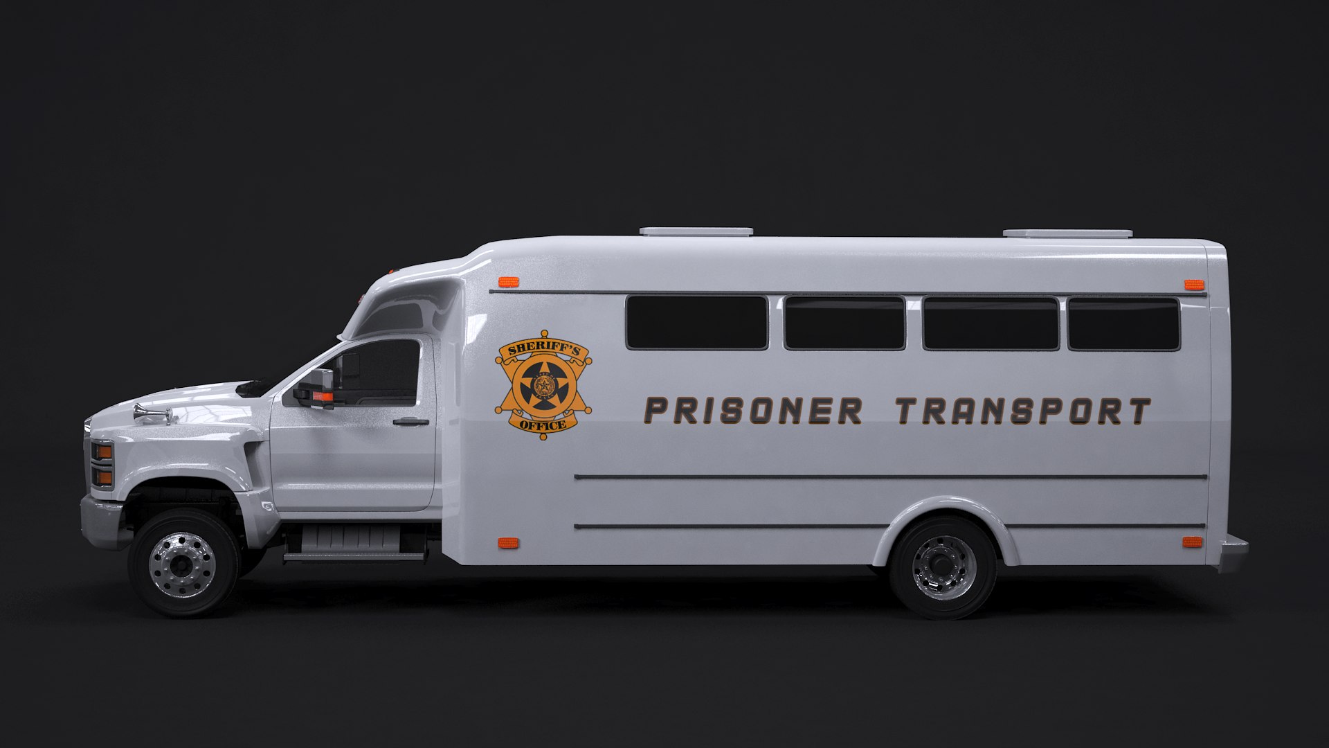 Prisoner Transport Bus 3D Model - TurboSquid 1541988