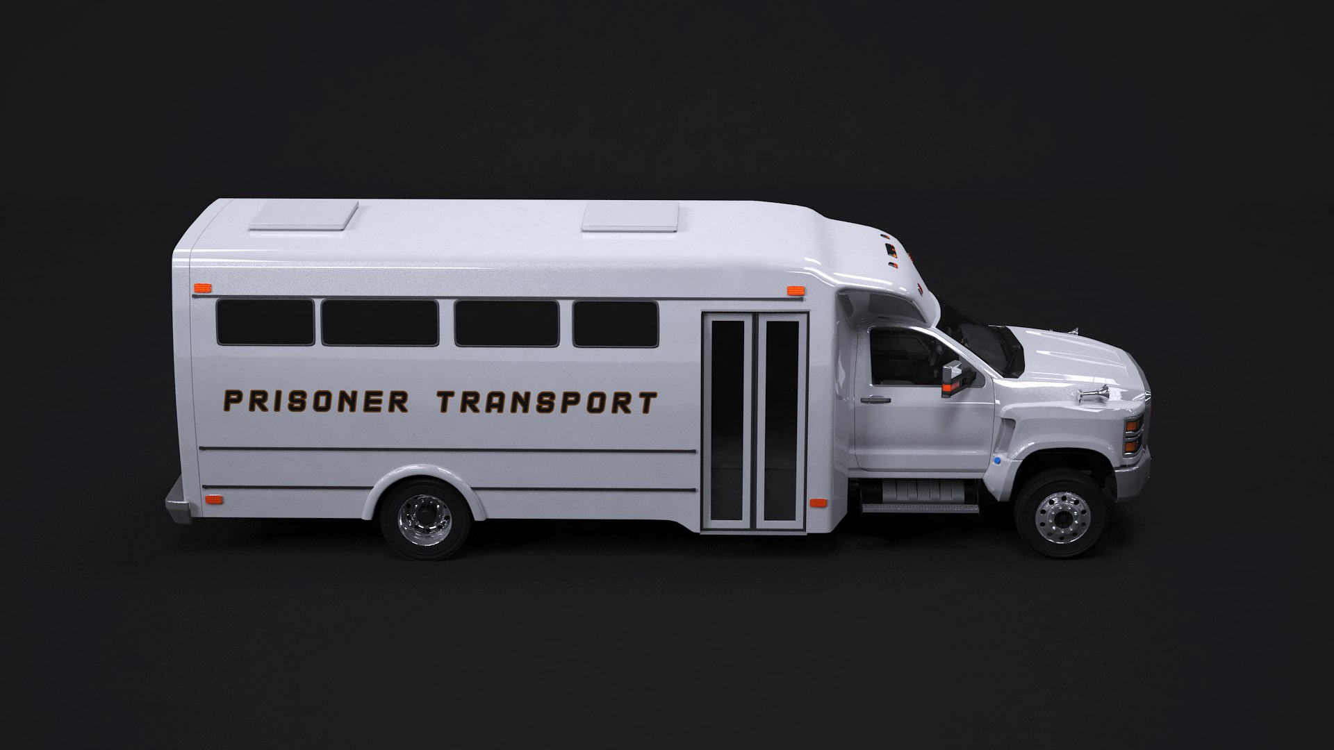 Prisoner Transport Bus 3D Model - TurboSquid 1541988