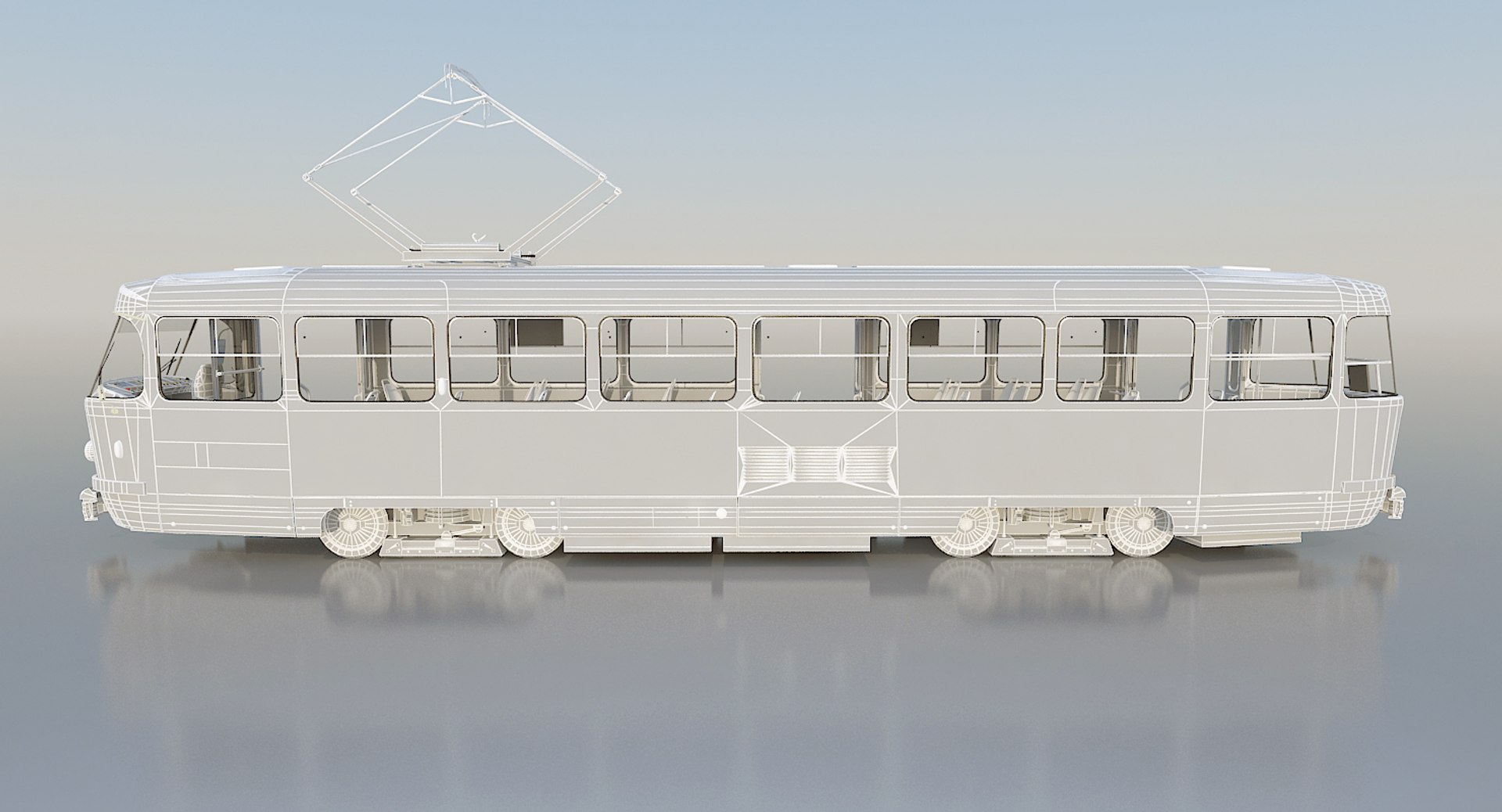 Tatra T3d T3 Tram 3D - TurboSquid 1371290