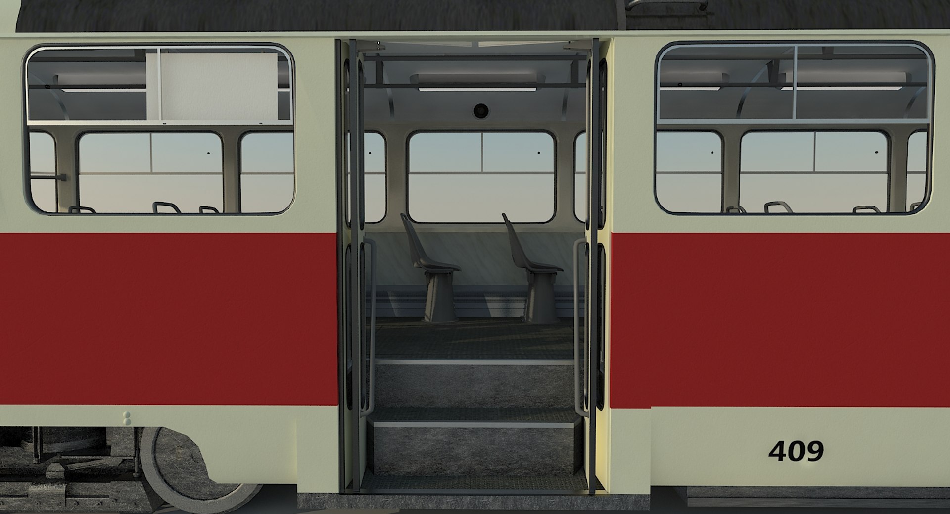 Tatra T3d T3 Tram 3D - TurboSquid 1371290