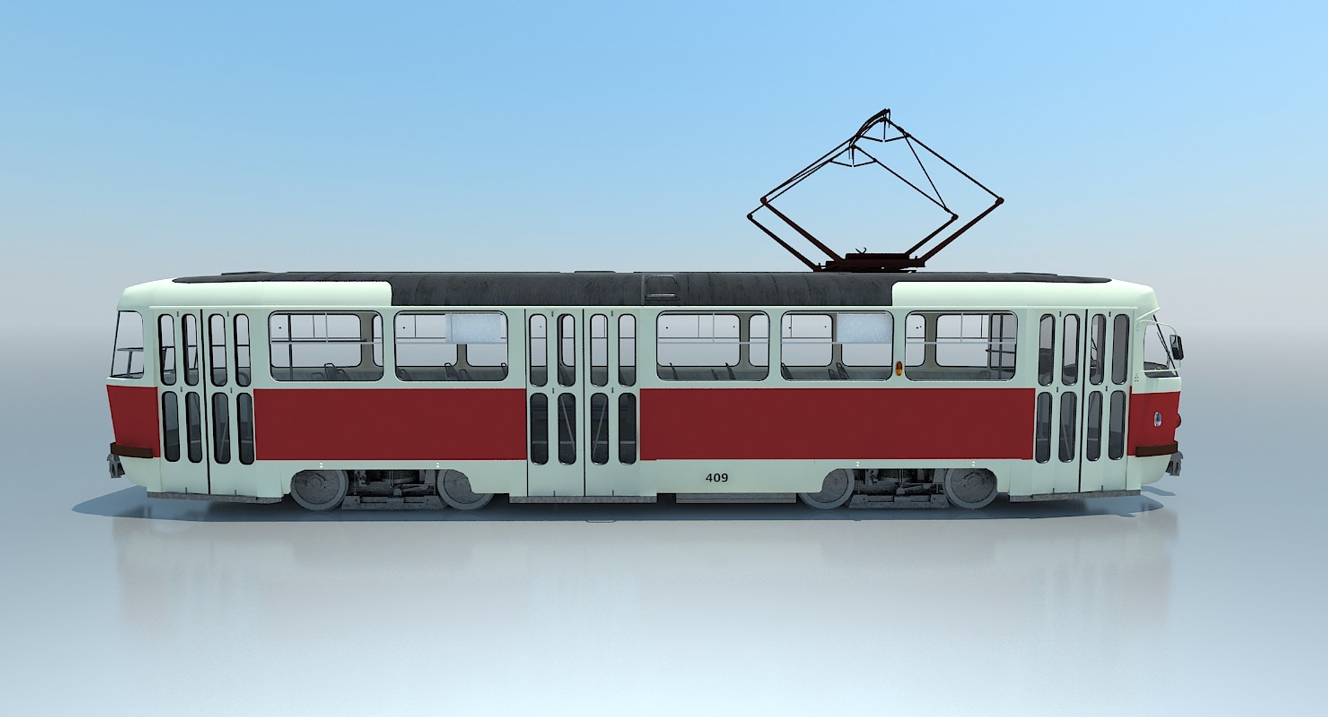 Tatra T3d T3 Tram 3D - TurboSquid 1371290