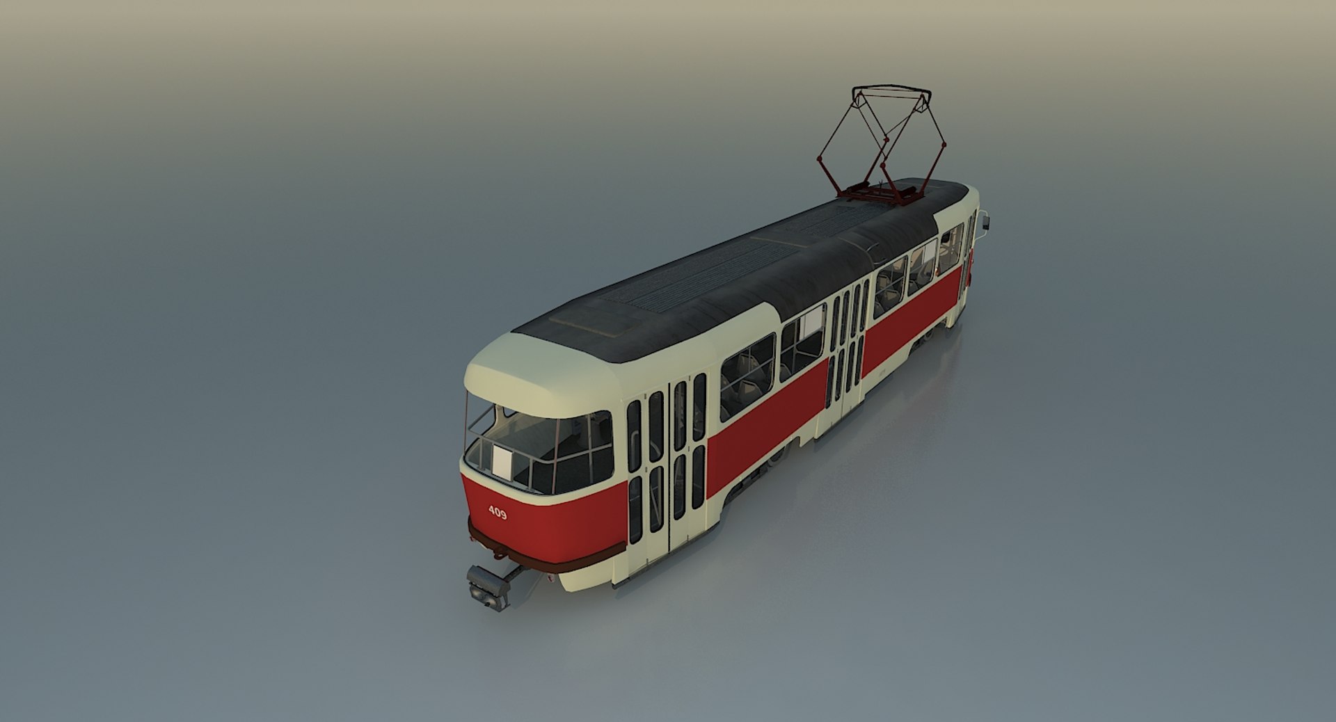 Tatra T3d T3 Tram 3D - TurboSquid 1371290
