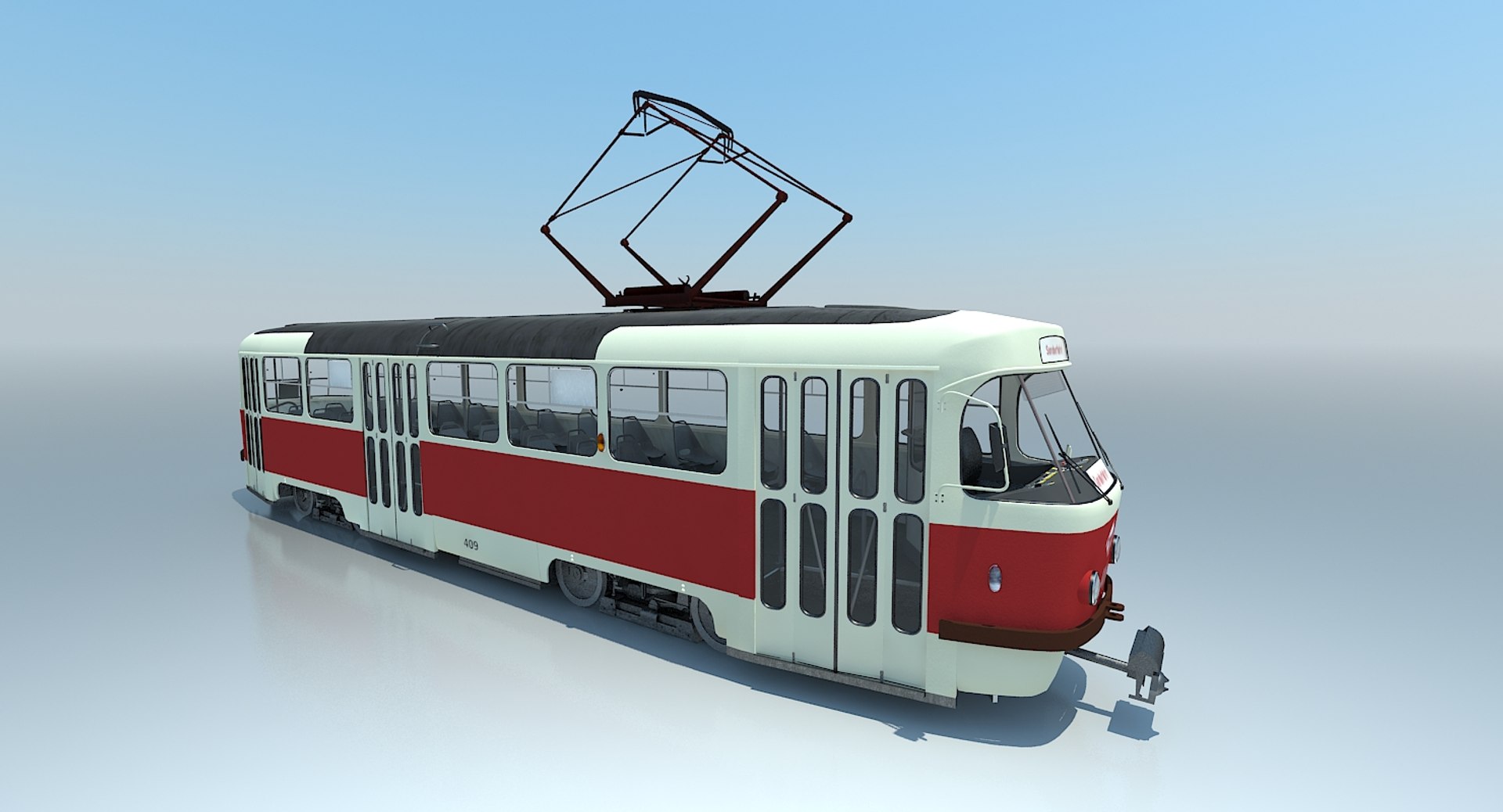 Tatra T3d T3 Tram 3D - TurboSquid 1371290