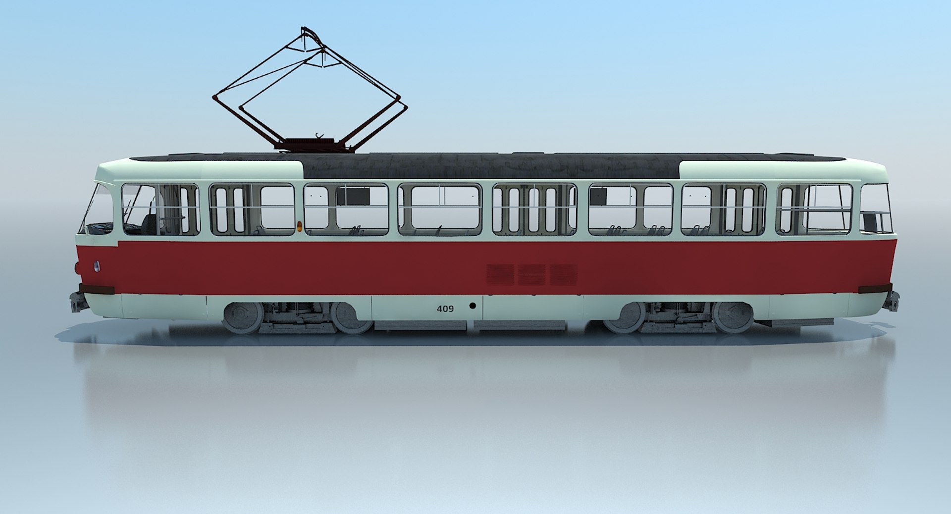 Tatra T3d T3 Tram 3D - TurboSquid 1371290