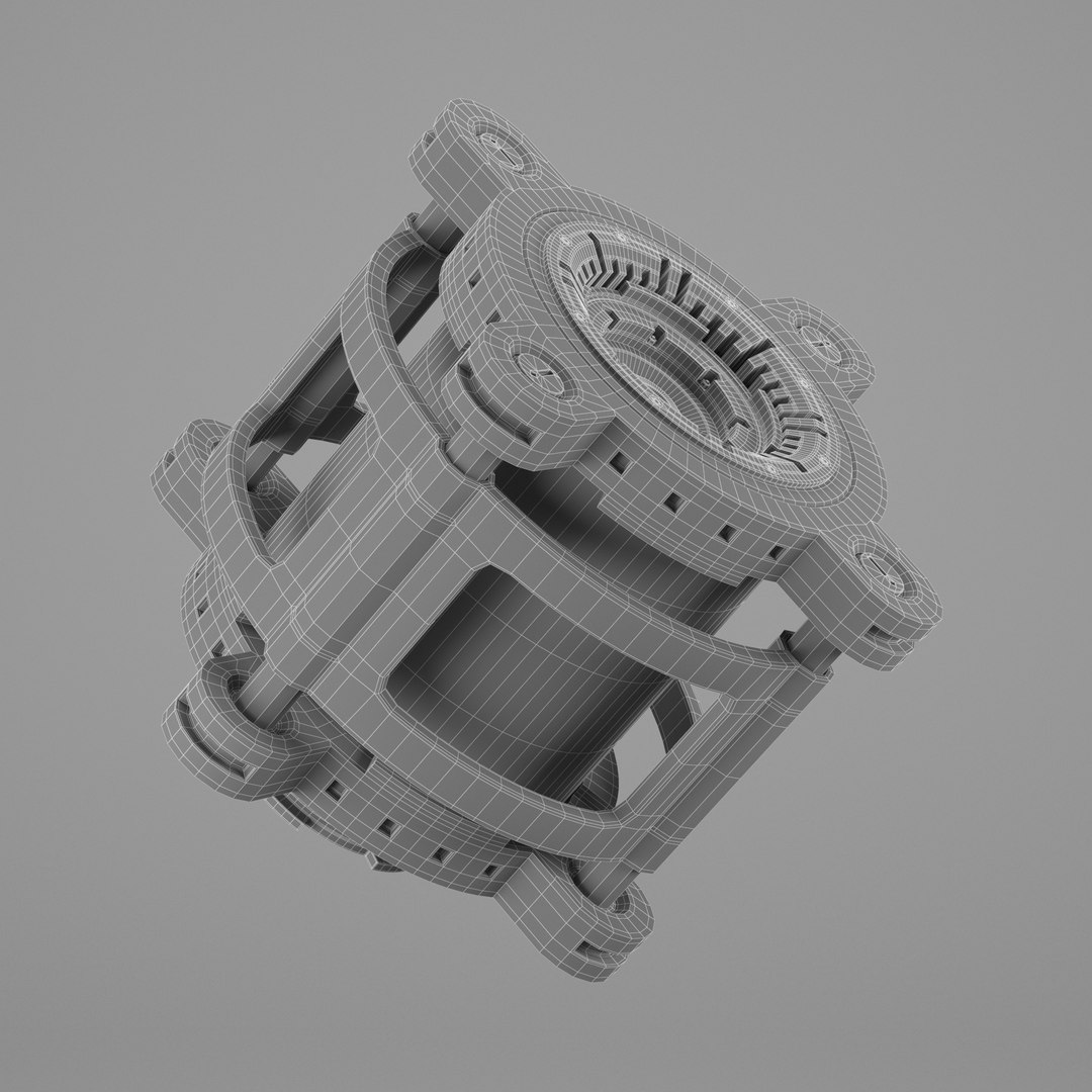 Sci-fi Generator 3D Model - TurboSquid 1692850