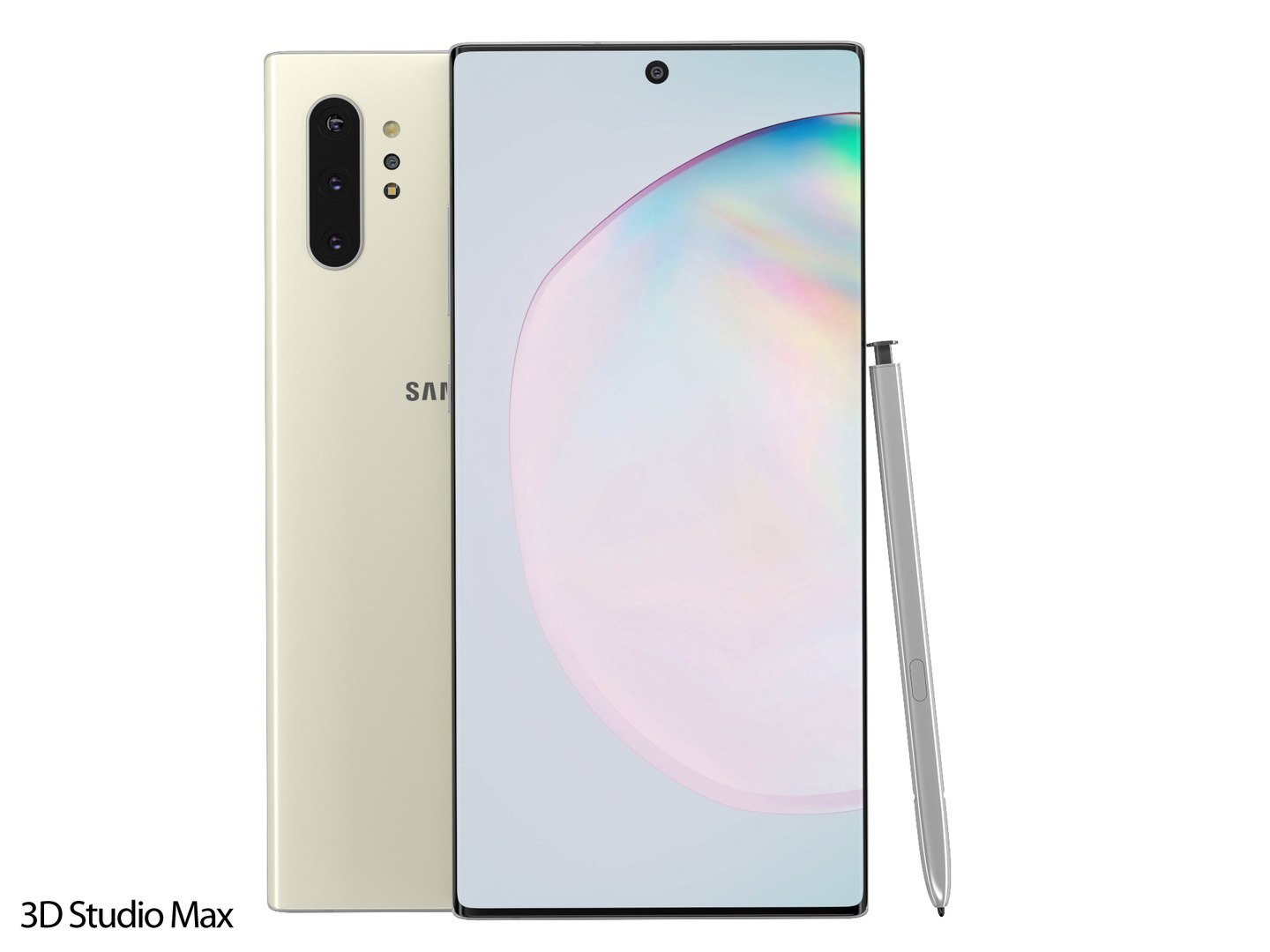 Samsung Galaxy Note 10 Model - TurboSquid 1436912