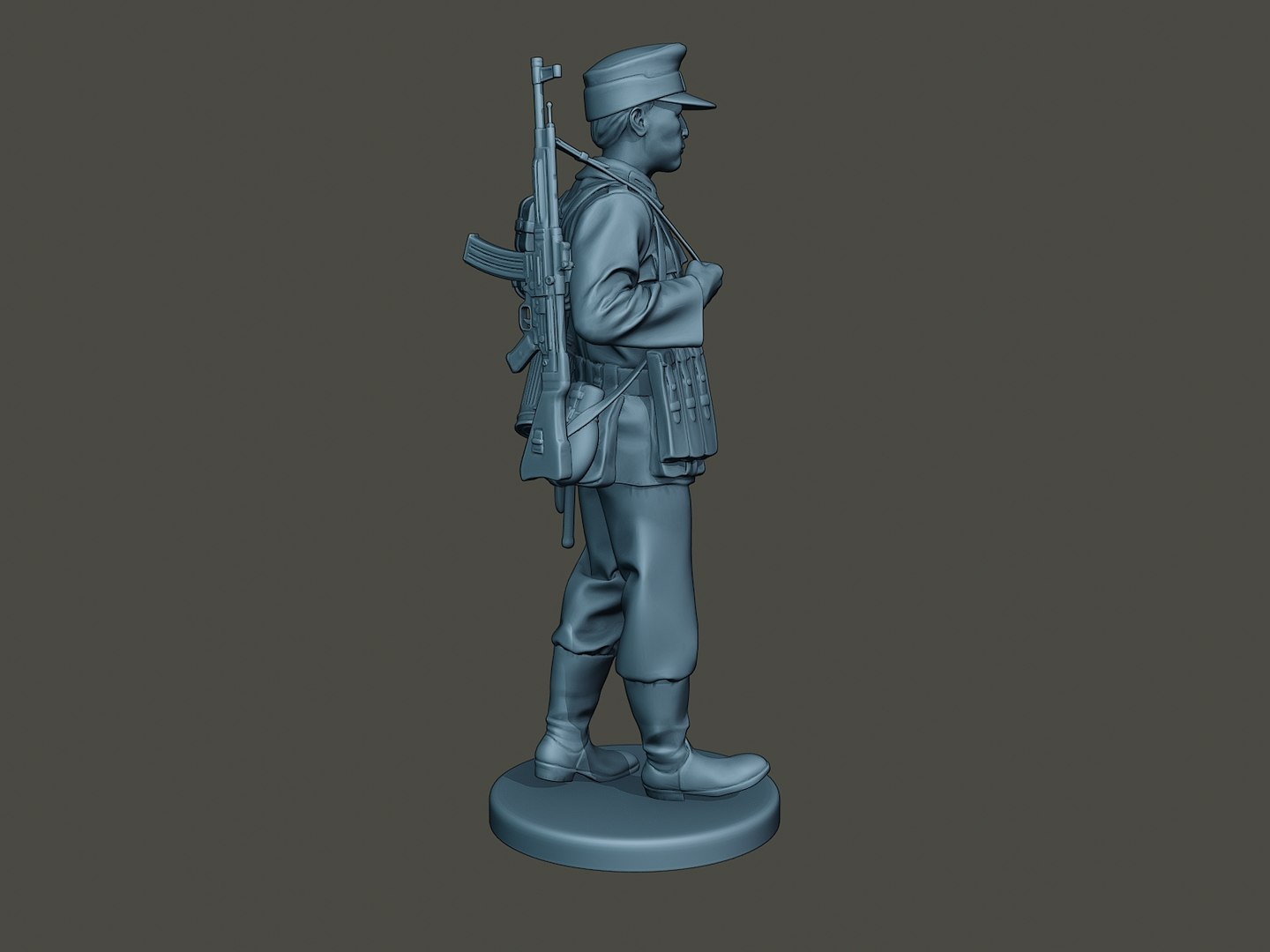 German Soldier Ww2 Walk Model - TurboSquid 1497675