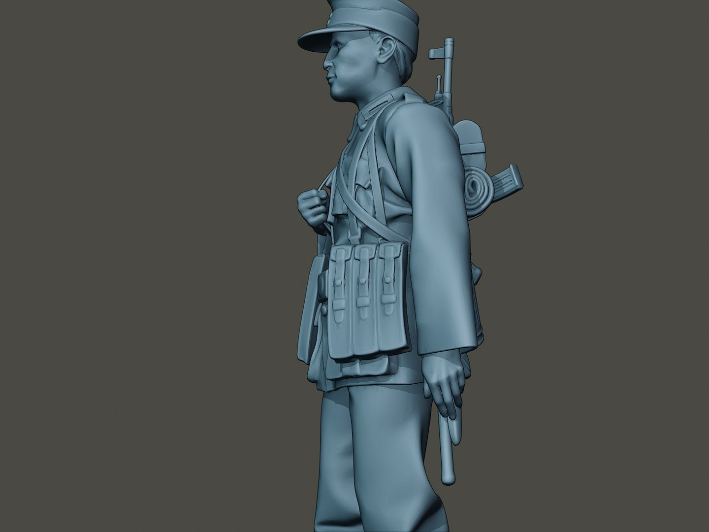 German Soldier Ww2 Walk Model - TurboSquid 1497675