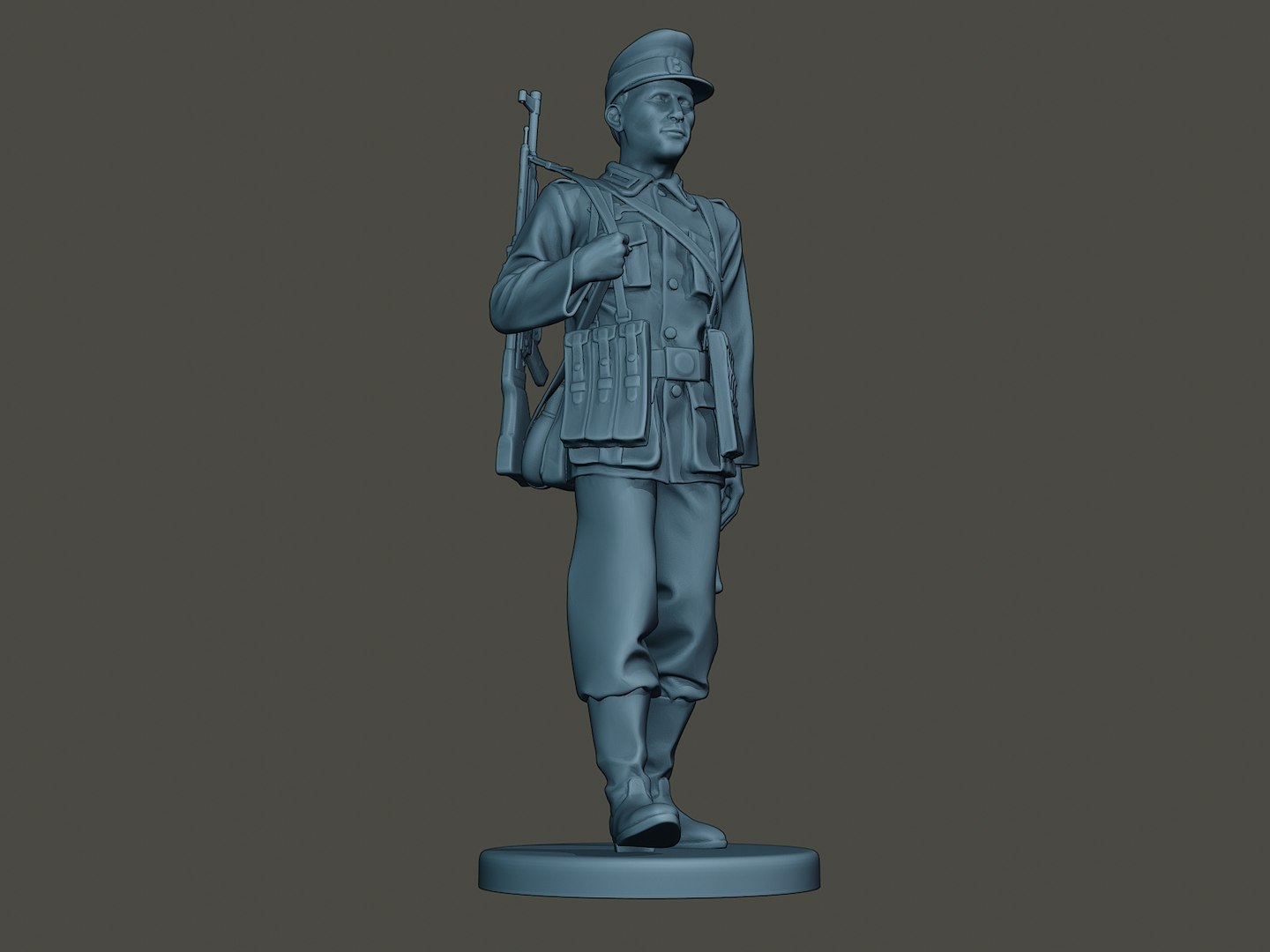 German Soldier Ww2 Walk Model - TurboSquid 1497675