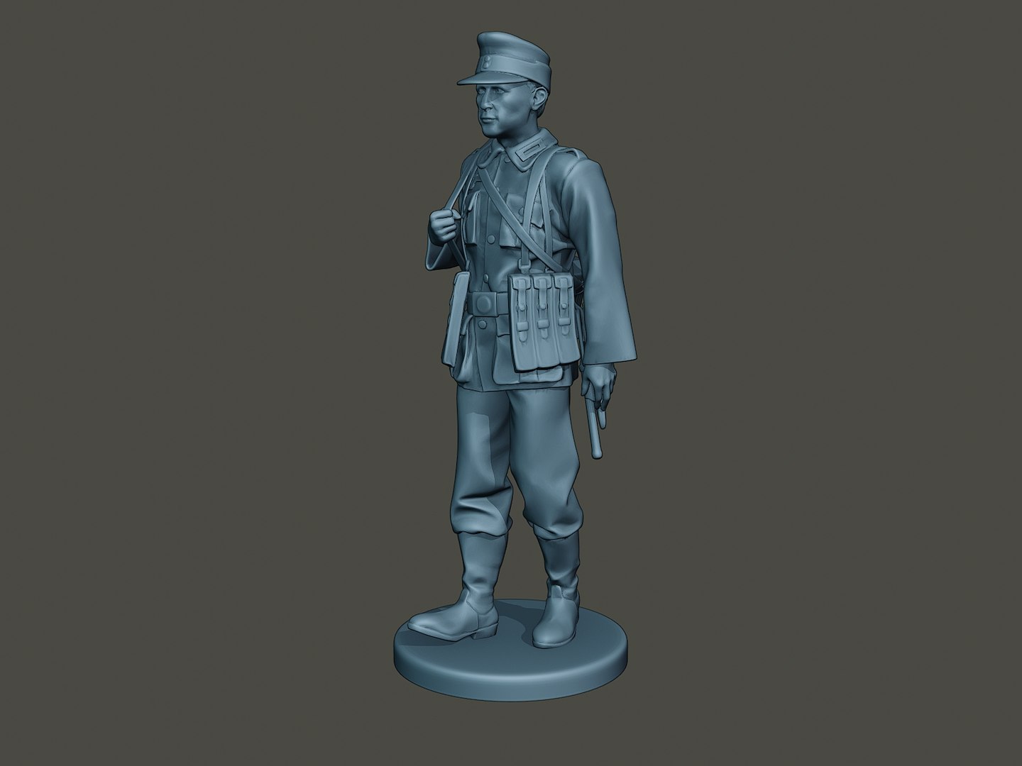 German Soldier Ww2 Walk Model - TurboSquid 1497675