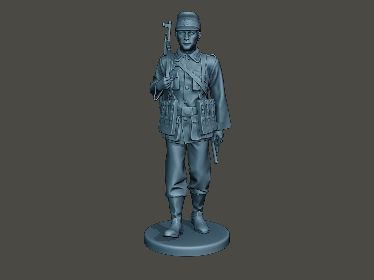 German Soldier Ww2 Walk Model - TurboSquid 1497675