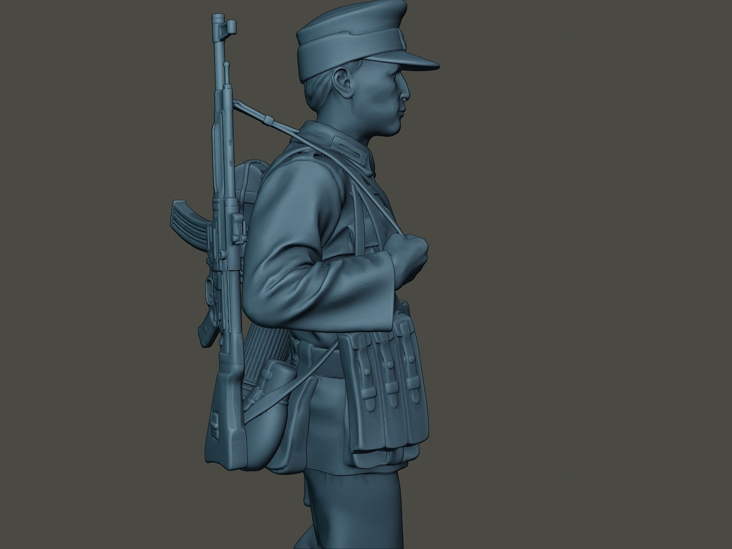 German soldier ww2 walk model - TurboSquid 1497675