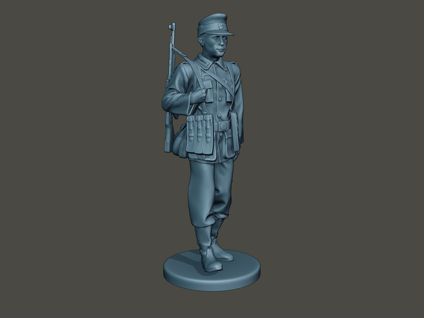 German Soldier Ww2 Walk Model - TurboSquid 1497675