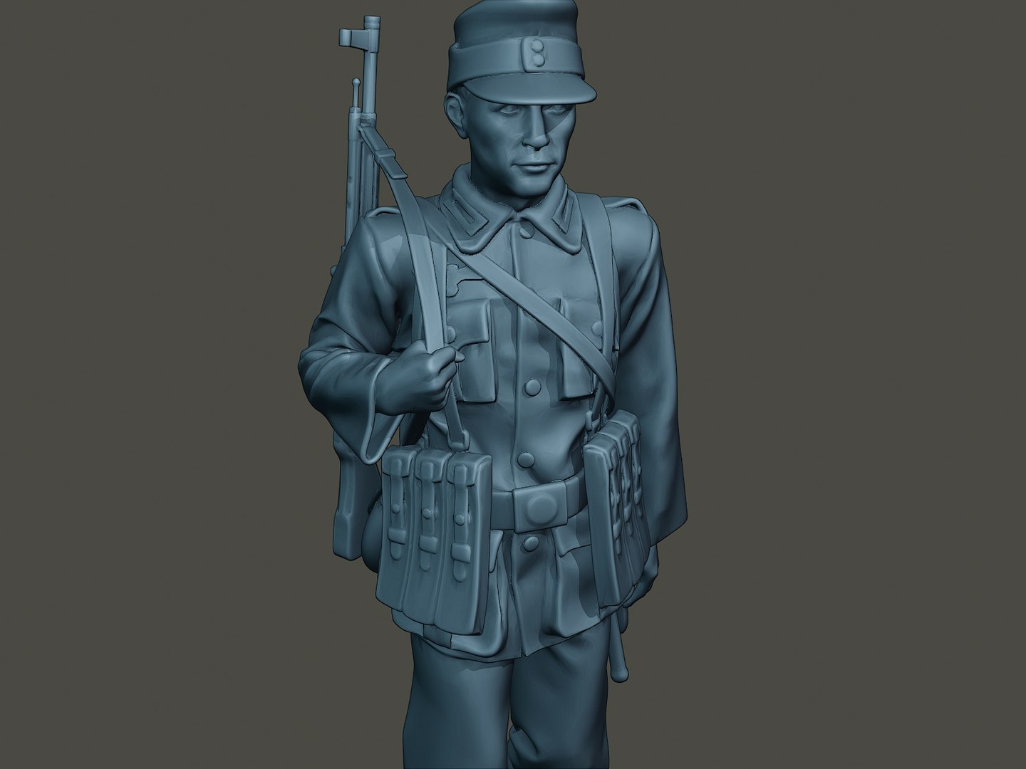 German soldier ww2 walk model - TurboSquid 1497675