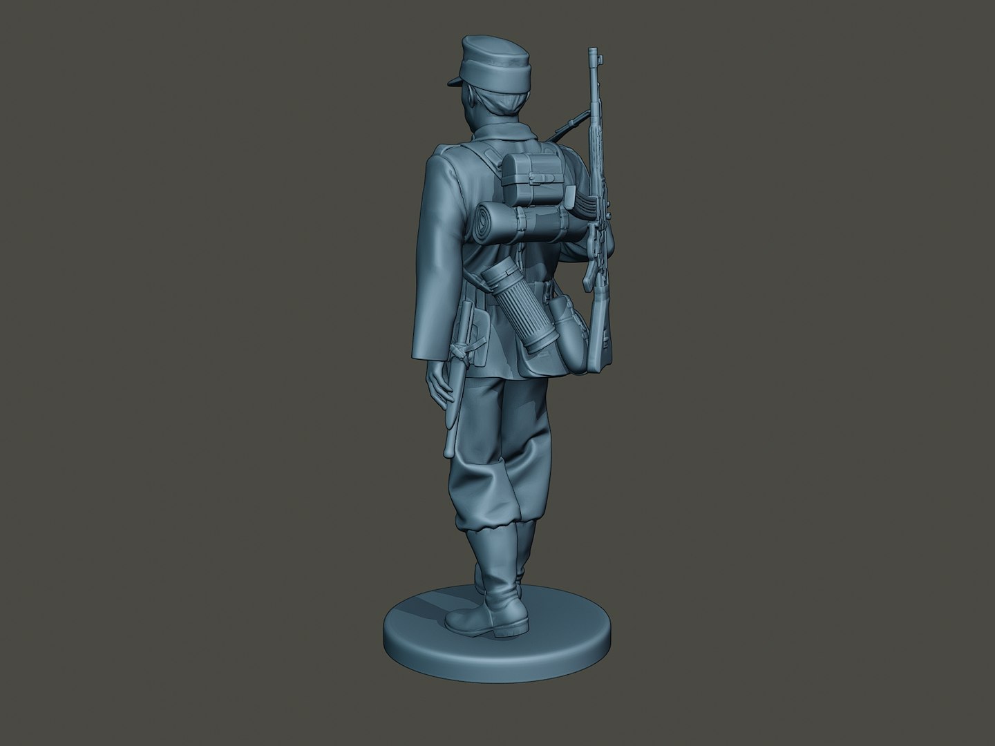 German Soldier Ww2 Walk Model - TurboSquid 1497675