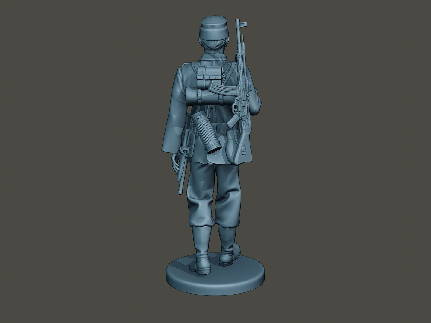 German Soldier Ww2 Walk Model - TurboSquid 1497675