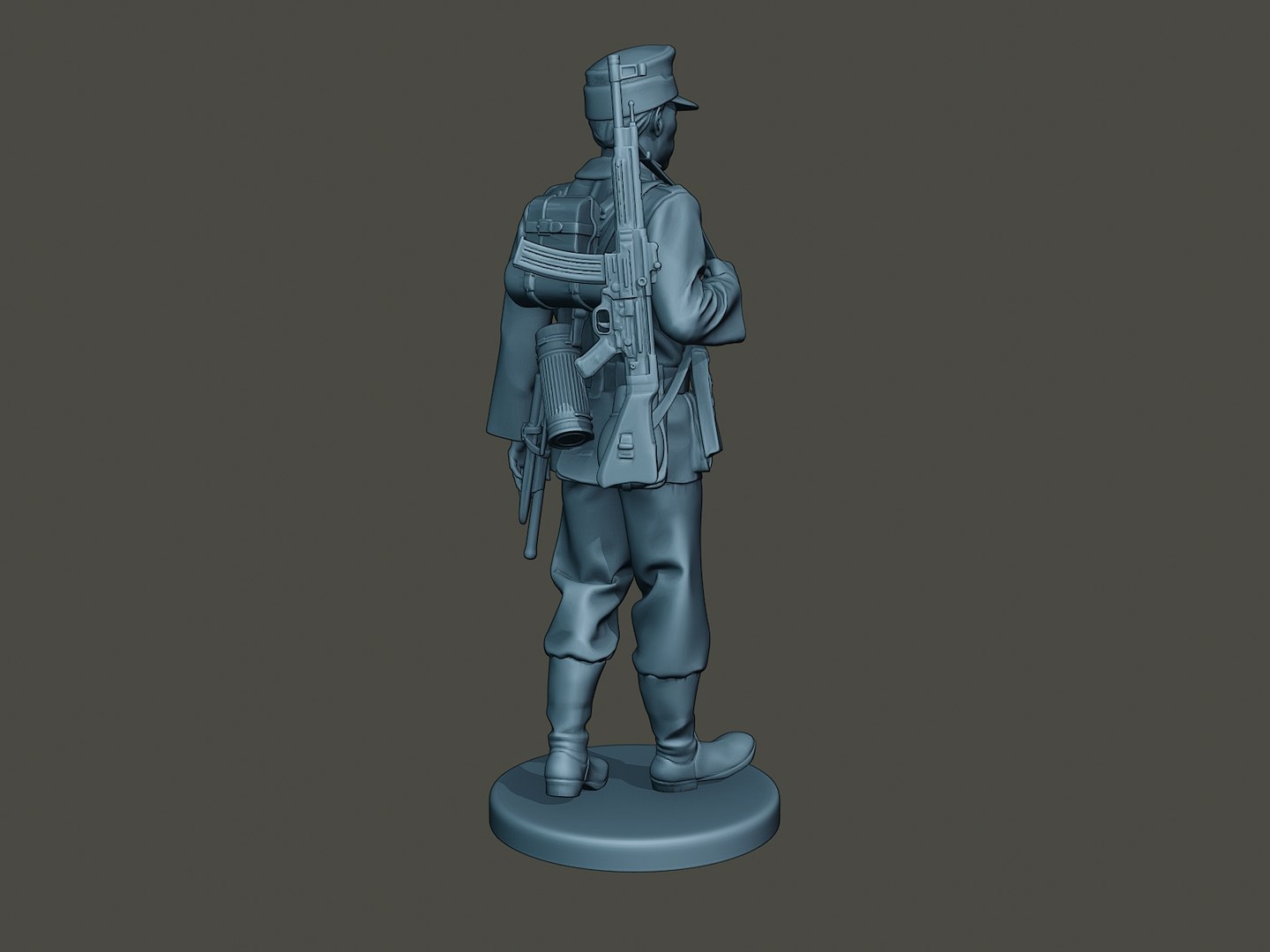 German Soldier Ww2 Walk Model - TurboSquid 1497675