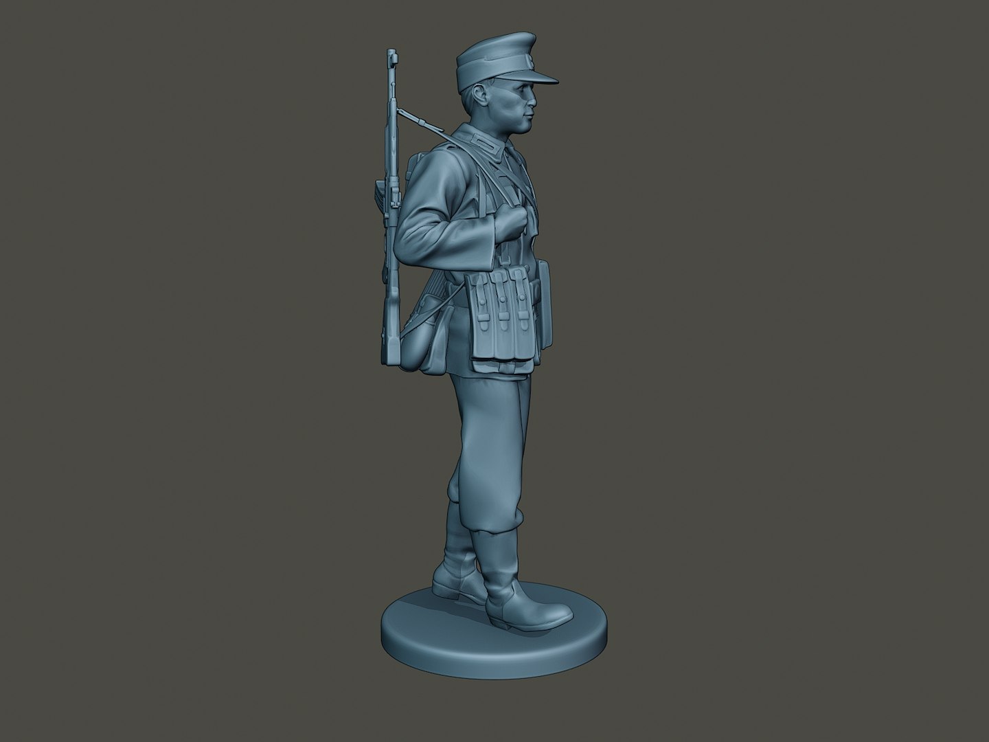 German Soldier Ww2 Walk Model - TurboSquid 1497675