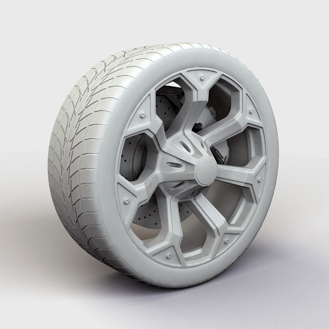 3d Tis17 Rim Tyre Model