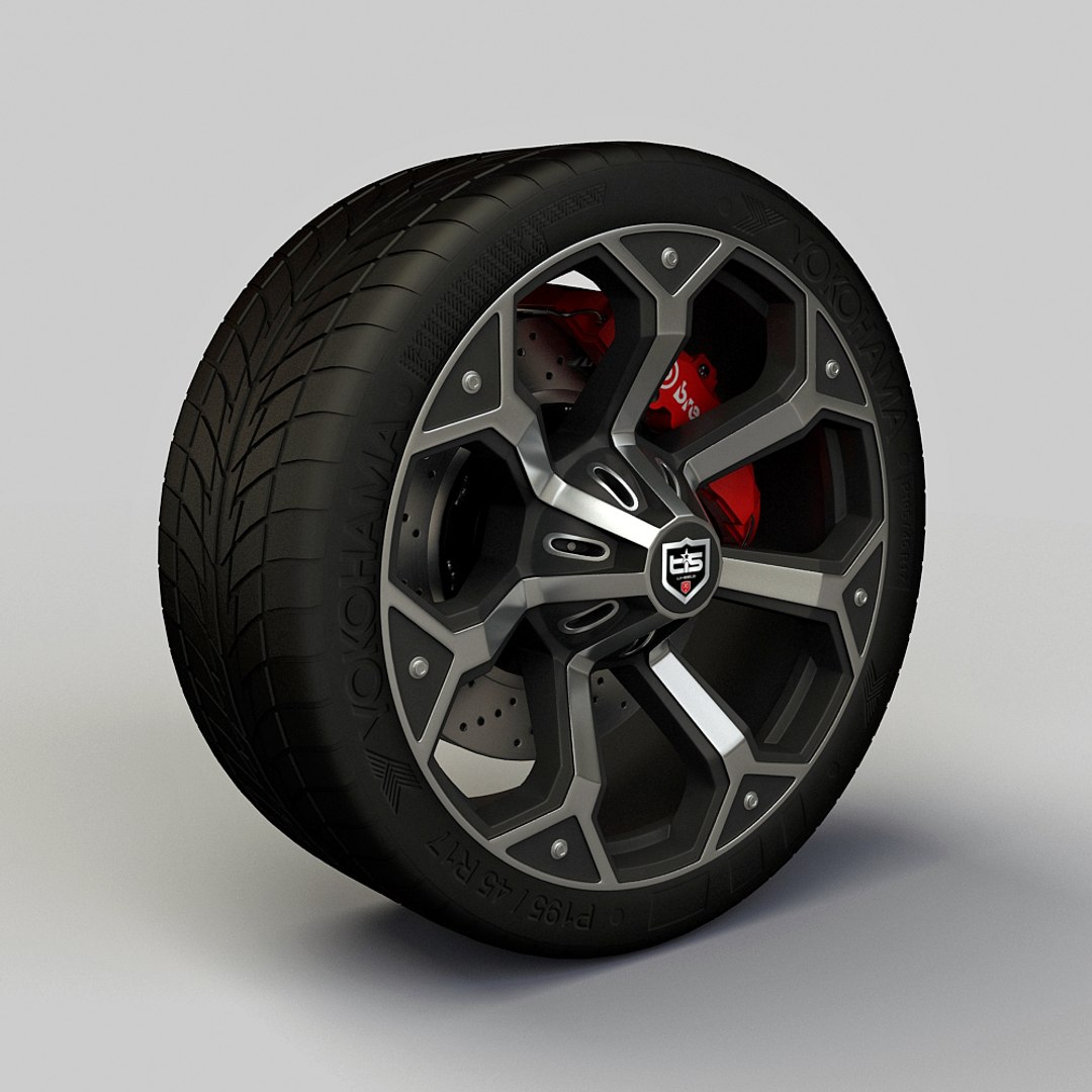 3d Tis17 Rim Tyre Model